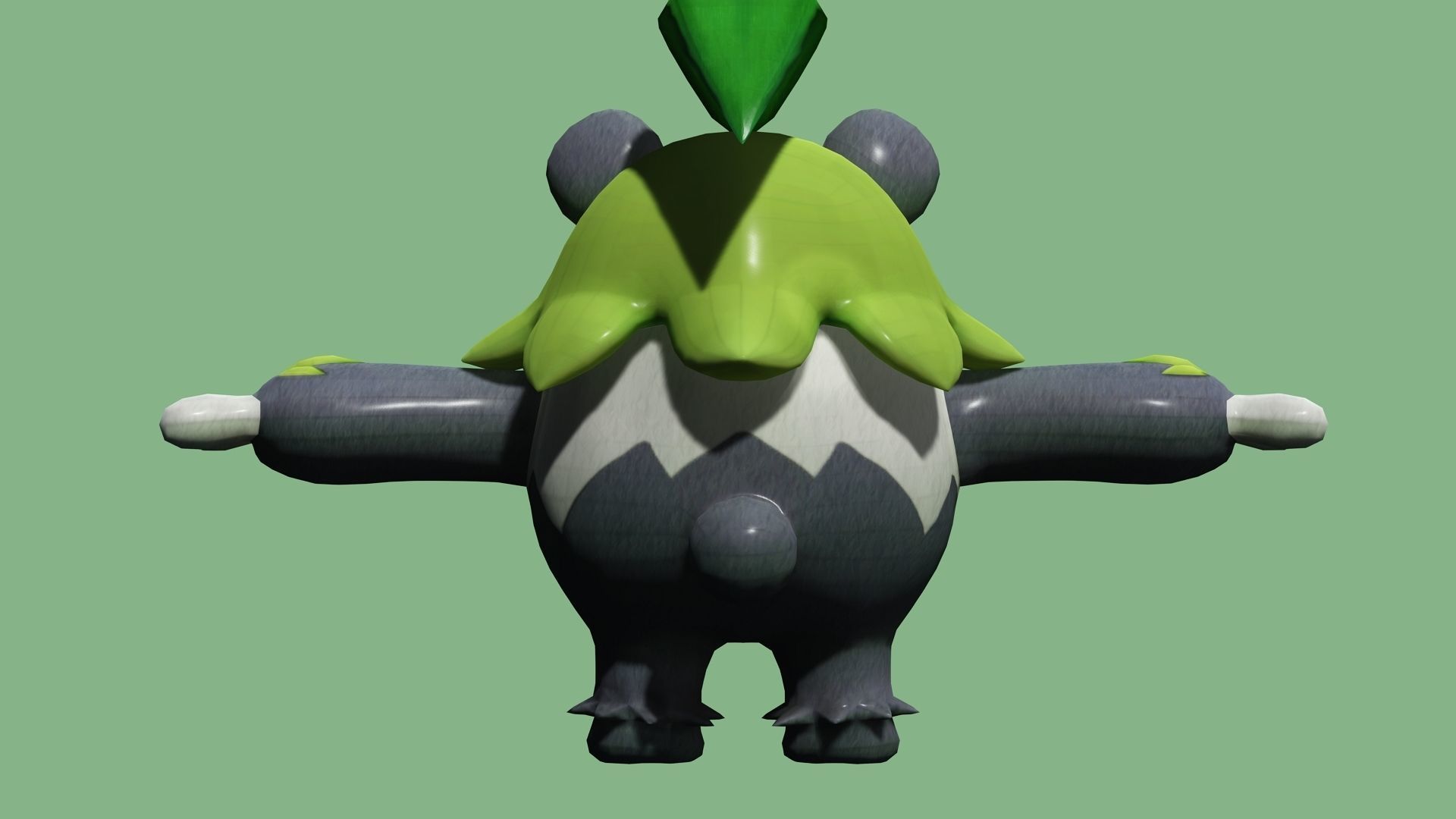 3D model Palworld Mossanda Ready To Pose and Print VR / AR / low-poly ...