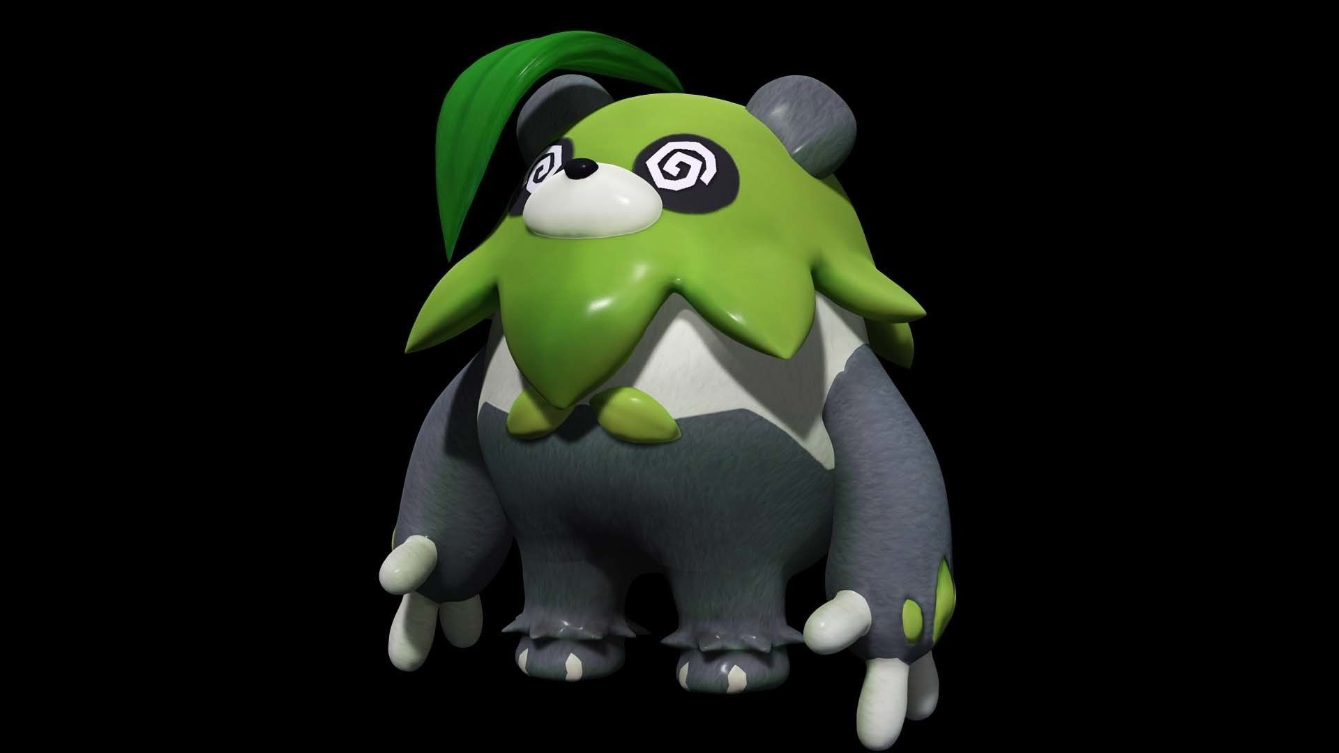 3D model Palworld Mossanda Ready To Pose and Print VR / AR / low-poly ...