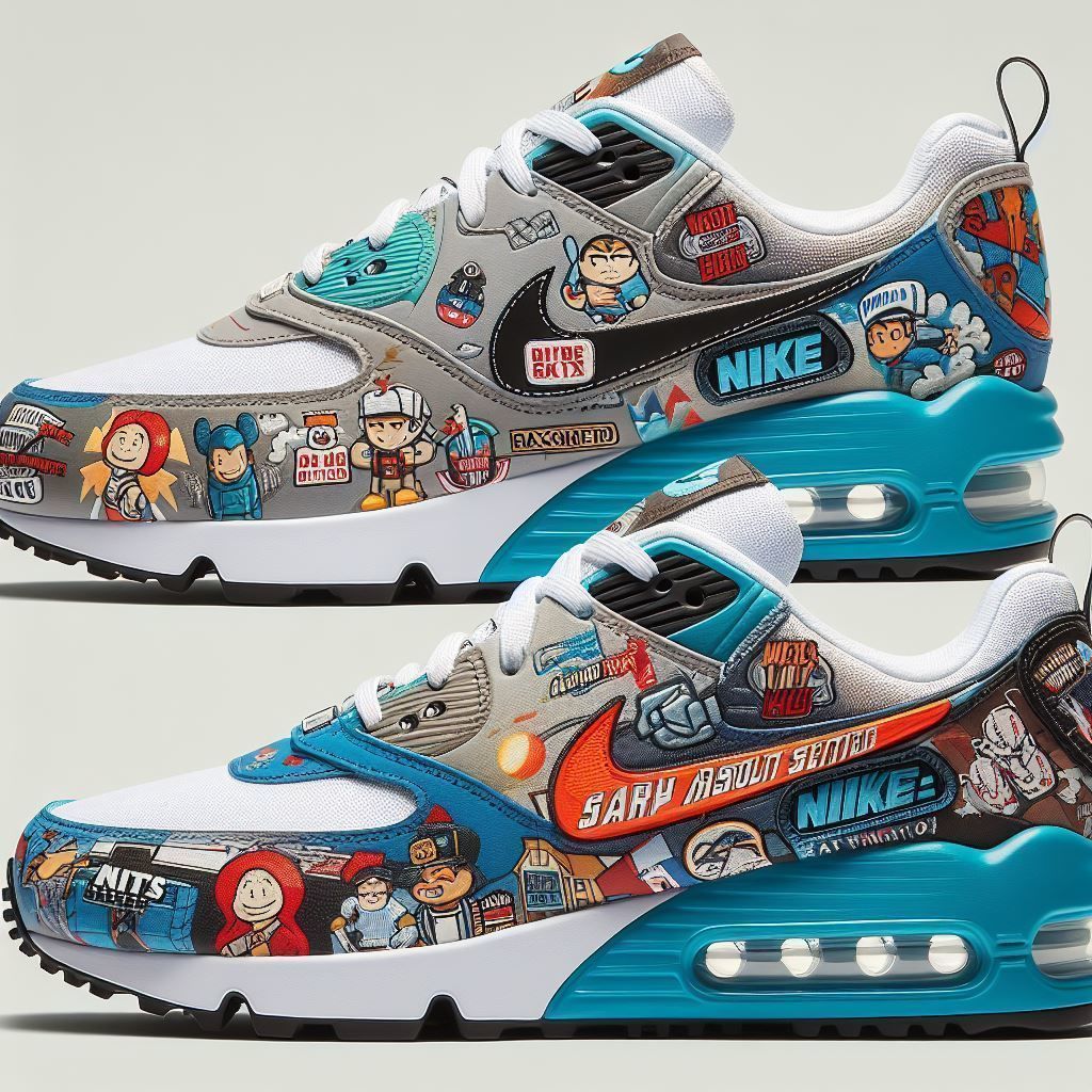 3D model Cartoon design Nike runners VR / AR / low-poly | CGTrader