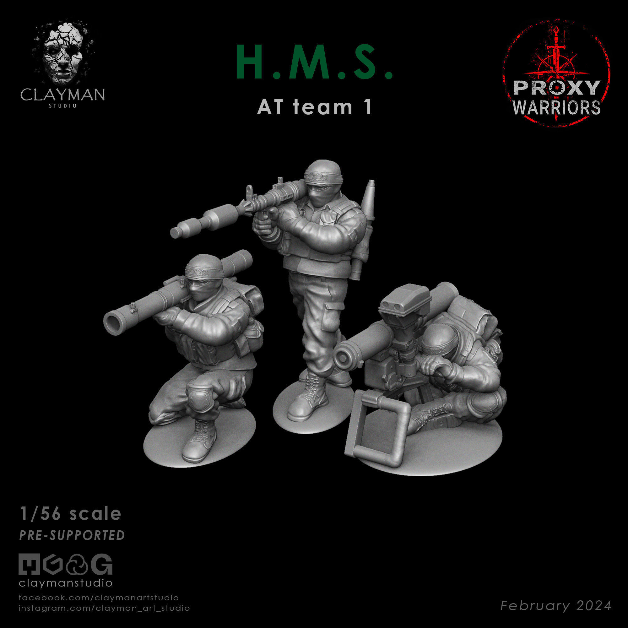 HMS AT Team 1 1 56 scale 3D model 3D printable | CGTrader