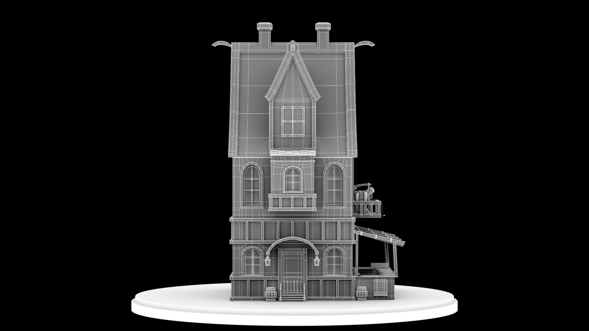 3D model Pirate Cartographer House VR / AR / low-poly | CGTrader