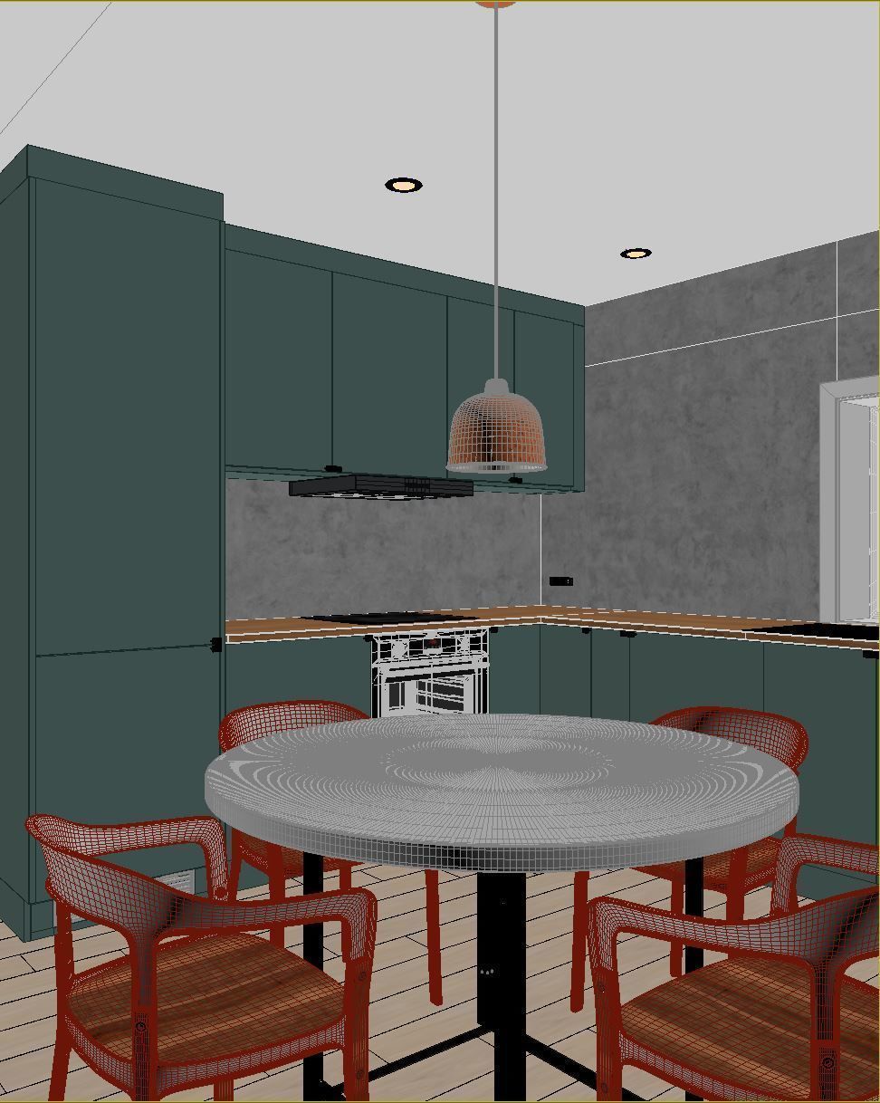 Kitchen render - 3ds max - corona render - PSD 3D model 3D model | CGTrader