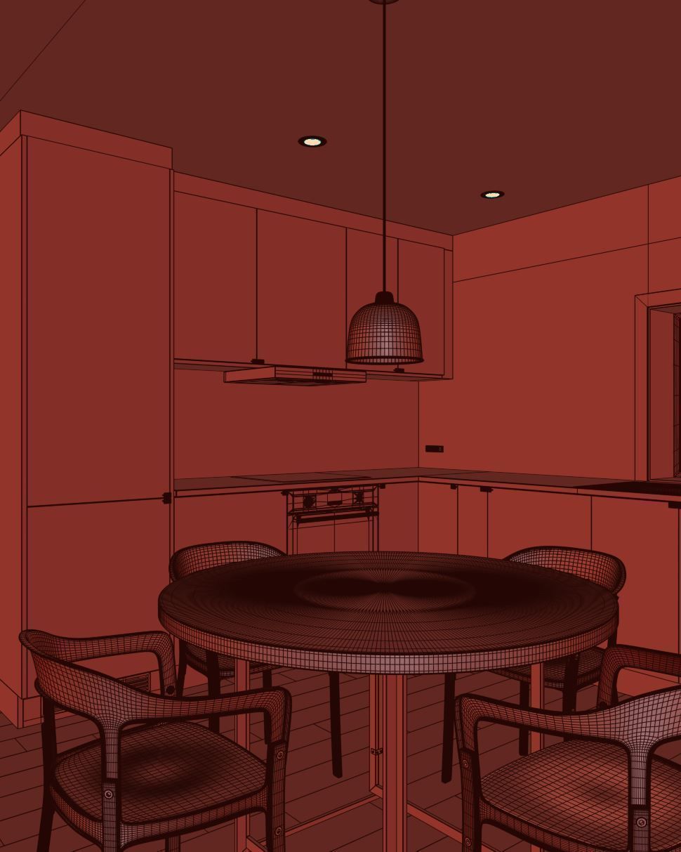 Kitchen render - 3ds max - corona render - PSD 3D model 3D model | CGTrader