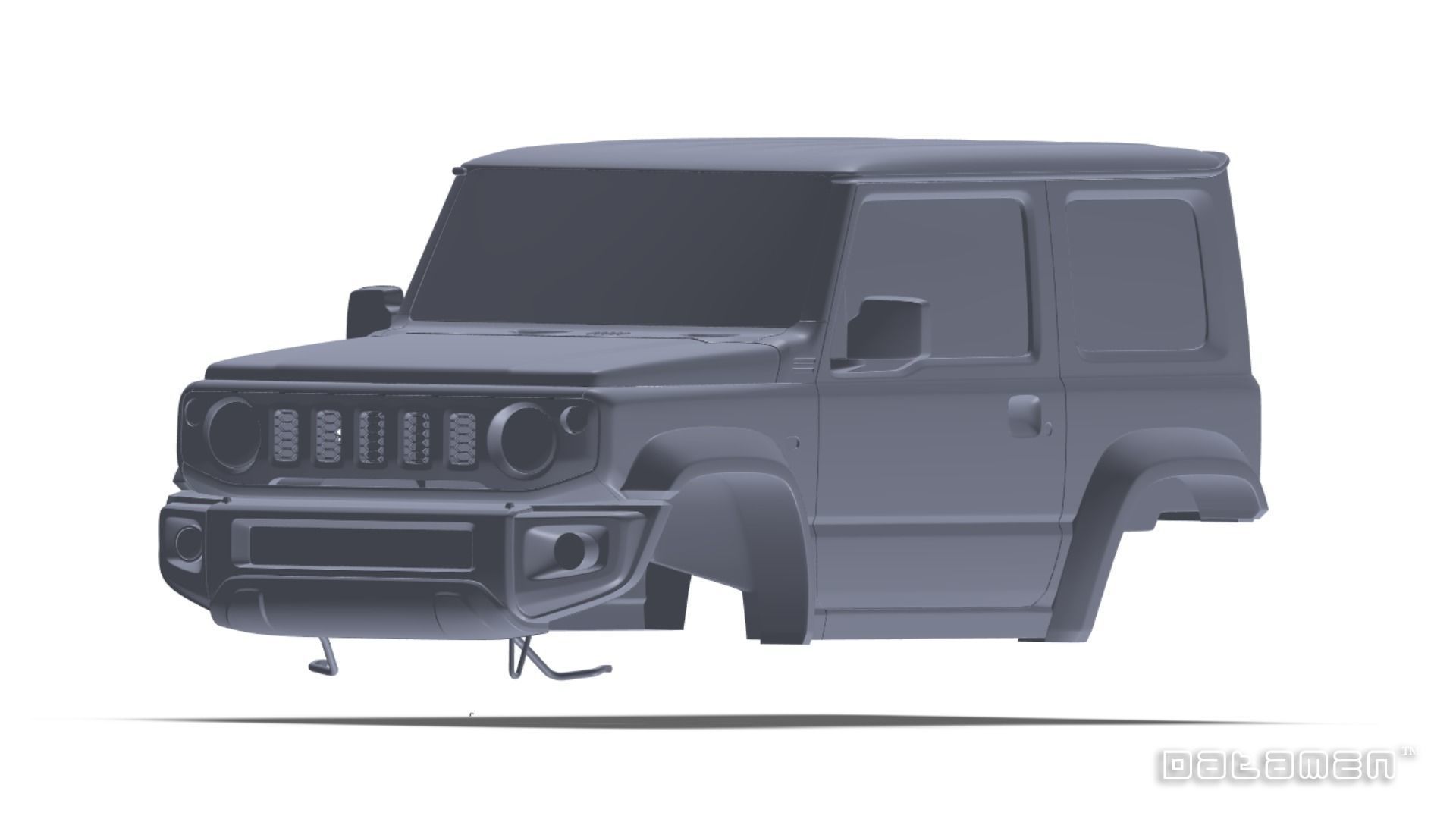 2019 2023 Suzuki Jimny 3D Scan Surface Data 3D model | CGTrader