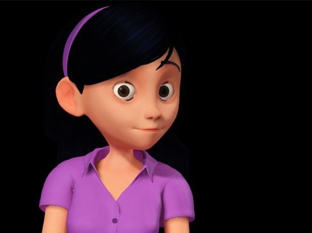 Violet Parr - 3D Fully Rigged Model 3D model rigged | CGTrader