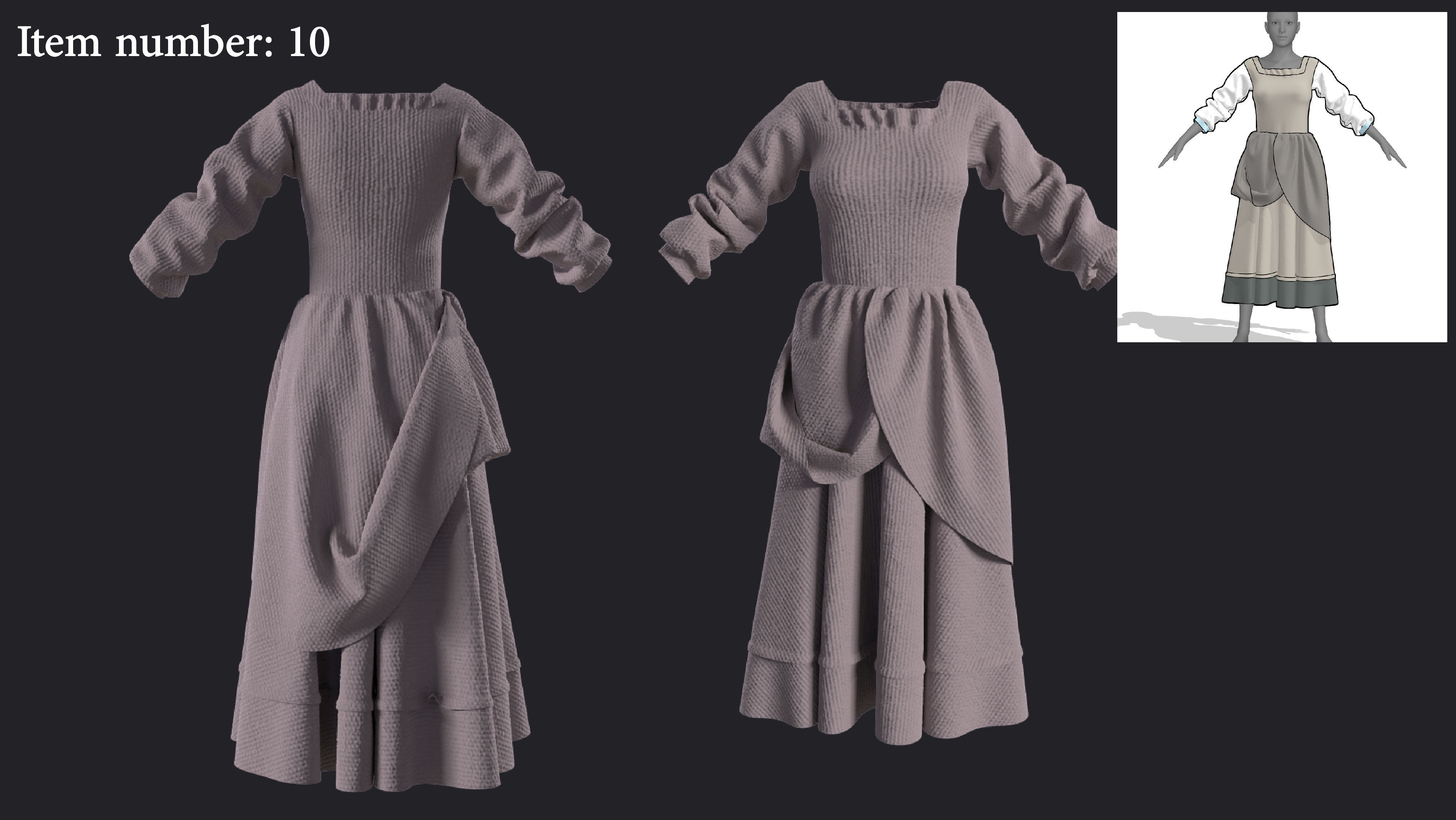 27 Medieval clothes Special offer 3D model | CGTrader