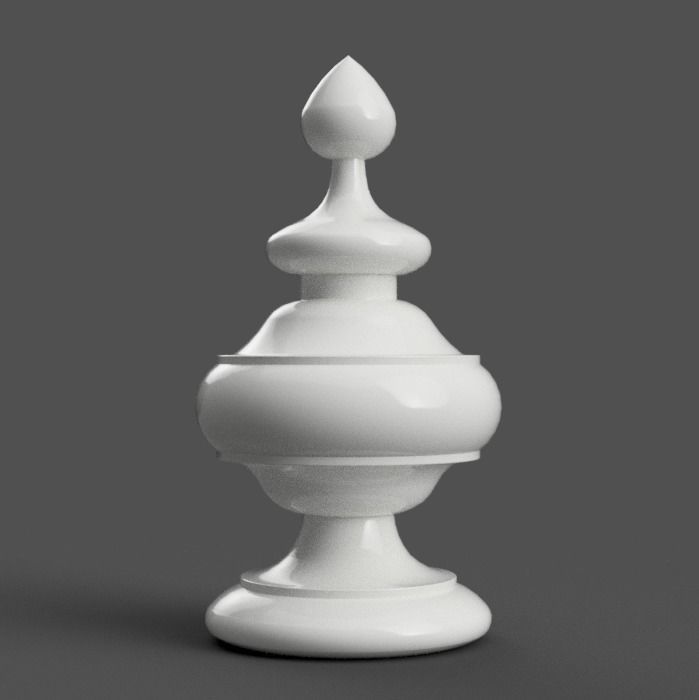Single Rib - Ogee Finial 3D model 3D printable | CGTrader