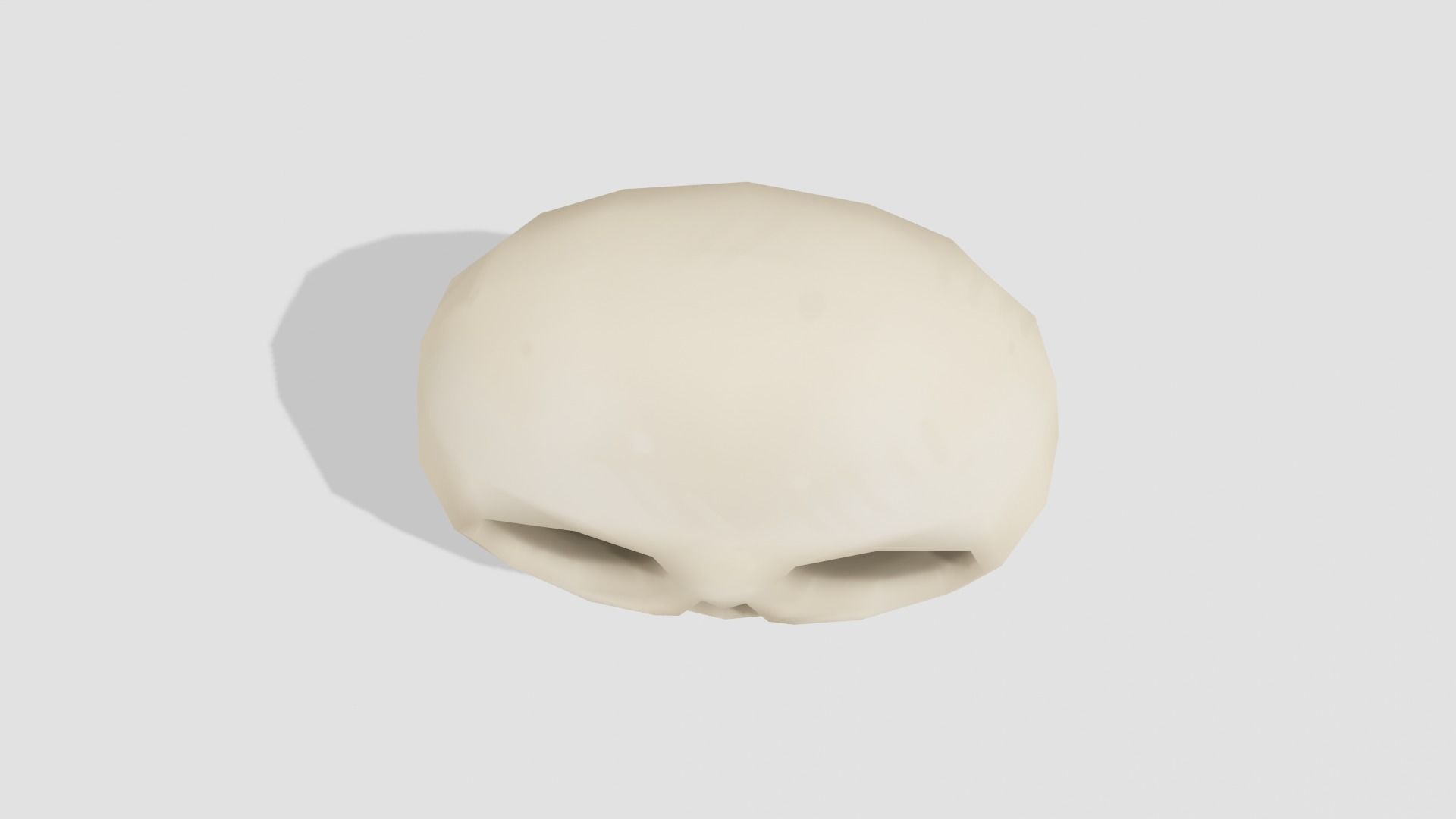 Skull Simple - Hand painted free 3D model | CGTrader