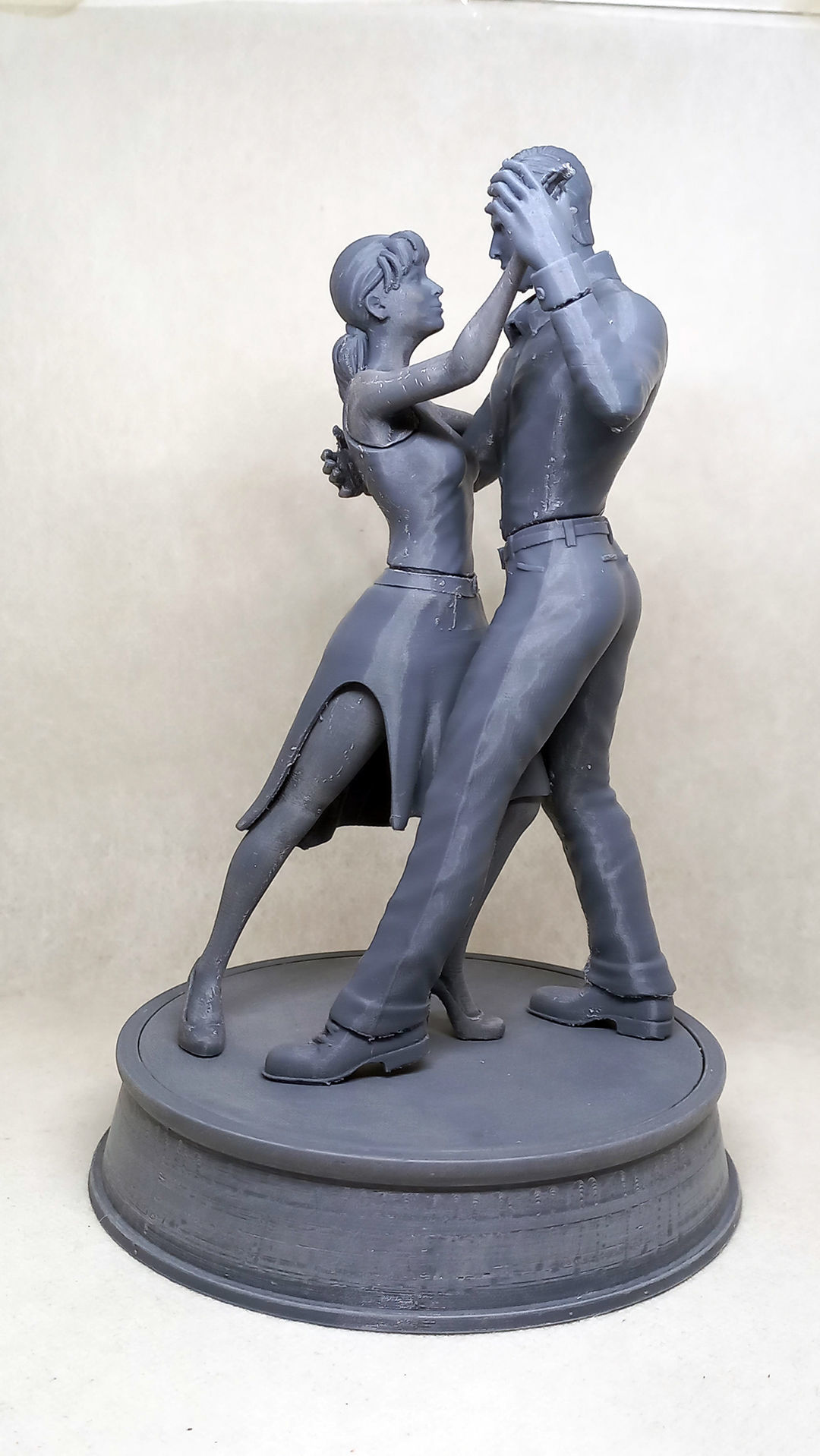 Tango dancers Statue 3D model 3D printable | CGTrader