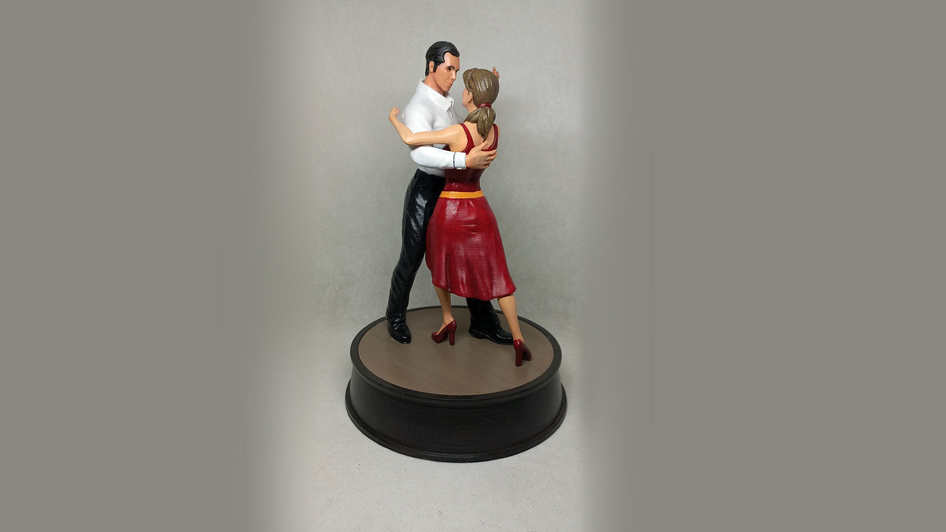 Tango dancers Statue 3D model 3D printable | CGTrader