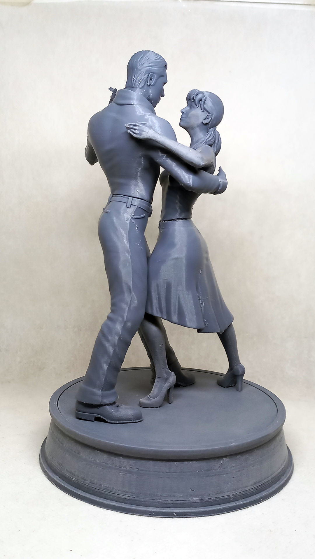 Tango dancers Statue 3D model 3D printable | CGTrader