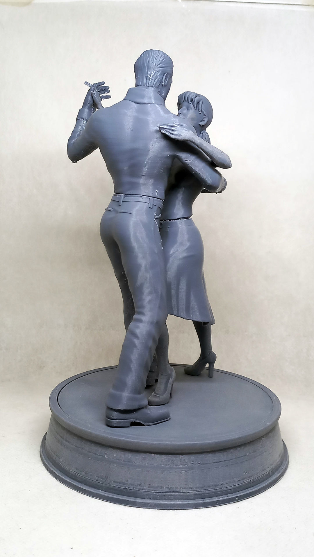 Tango dancers Statue 3D model 3D printable | CGTrader