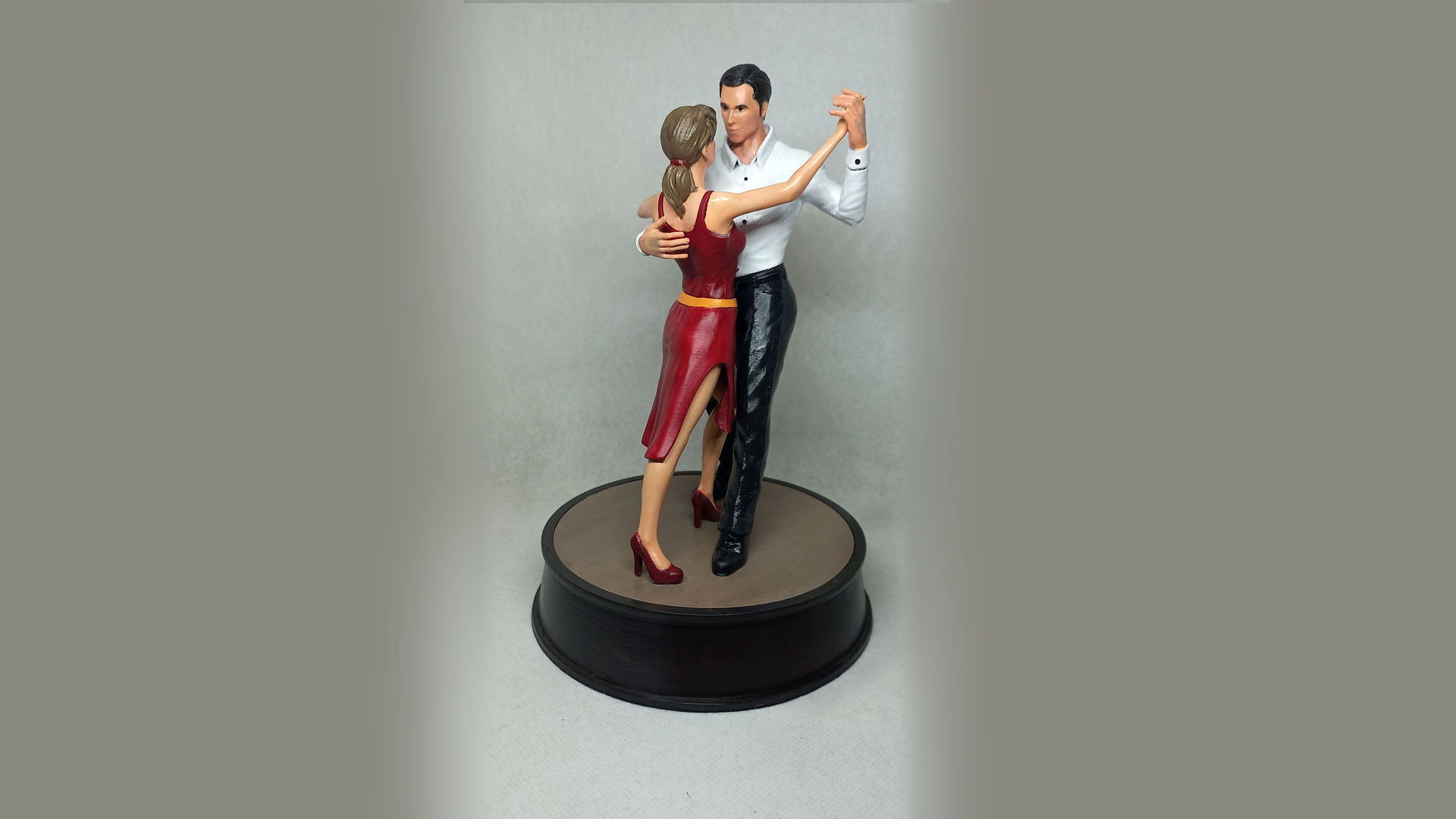 Tango dancers Statue 3D model 3D printable | CGTrader