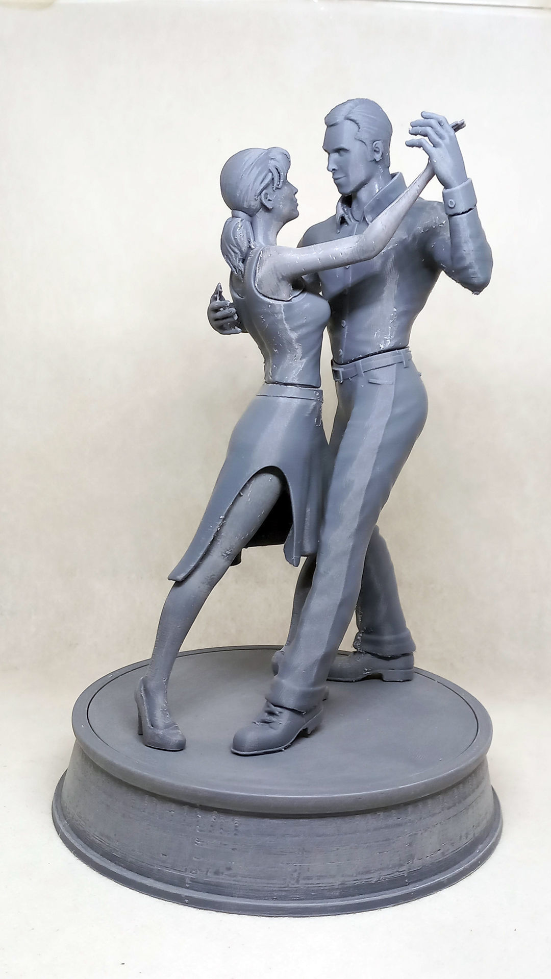 Tango dancers Statue 3D model 3D printable | CGTrader
