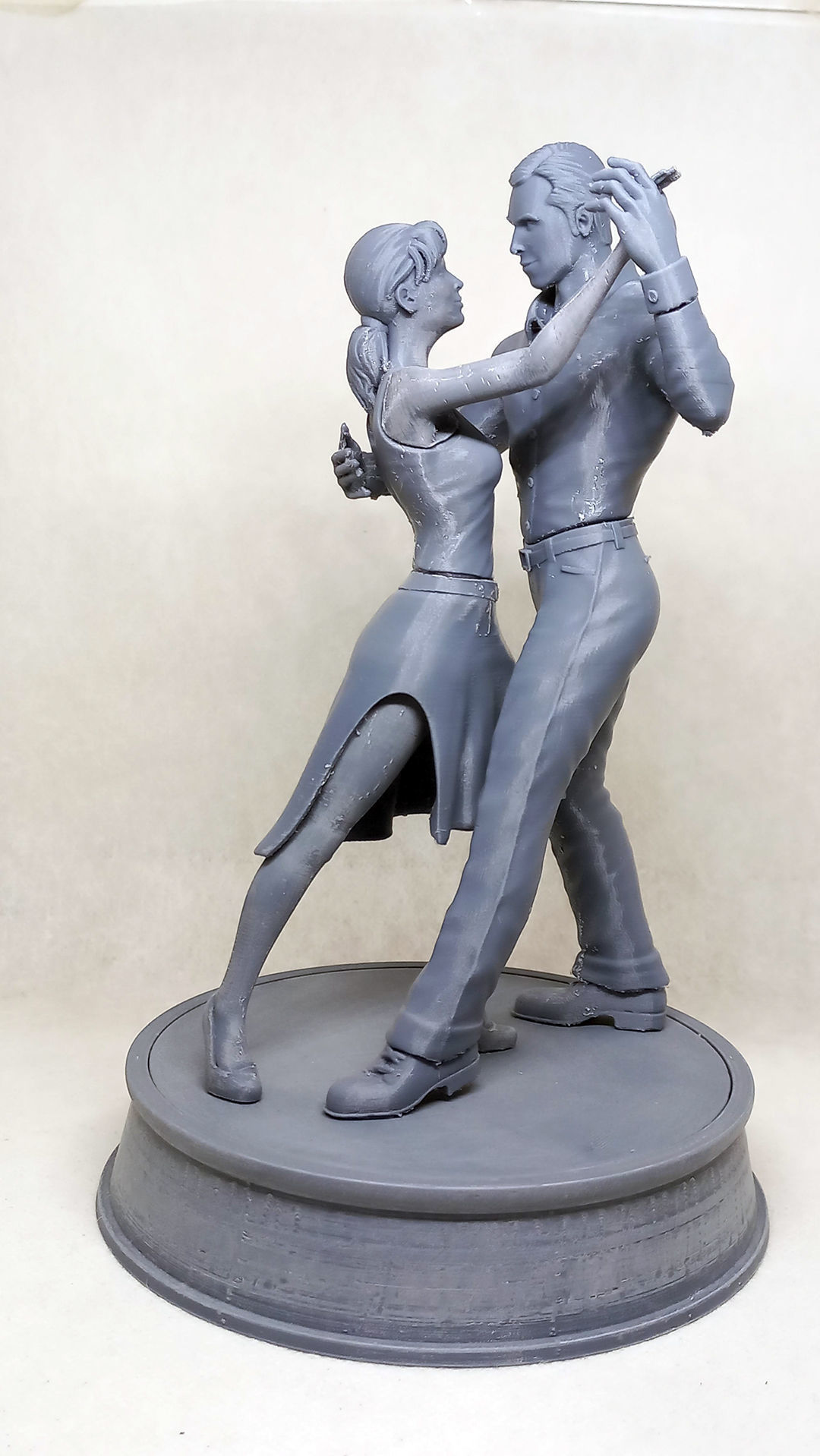 Tango dancers Statue 3D model 3D printable | CGTrader