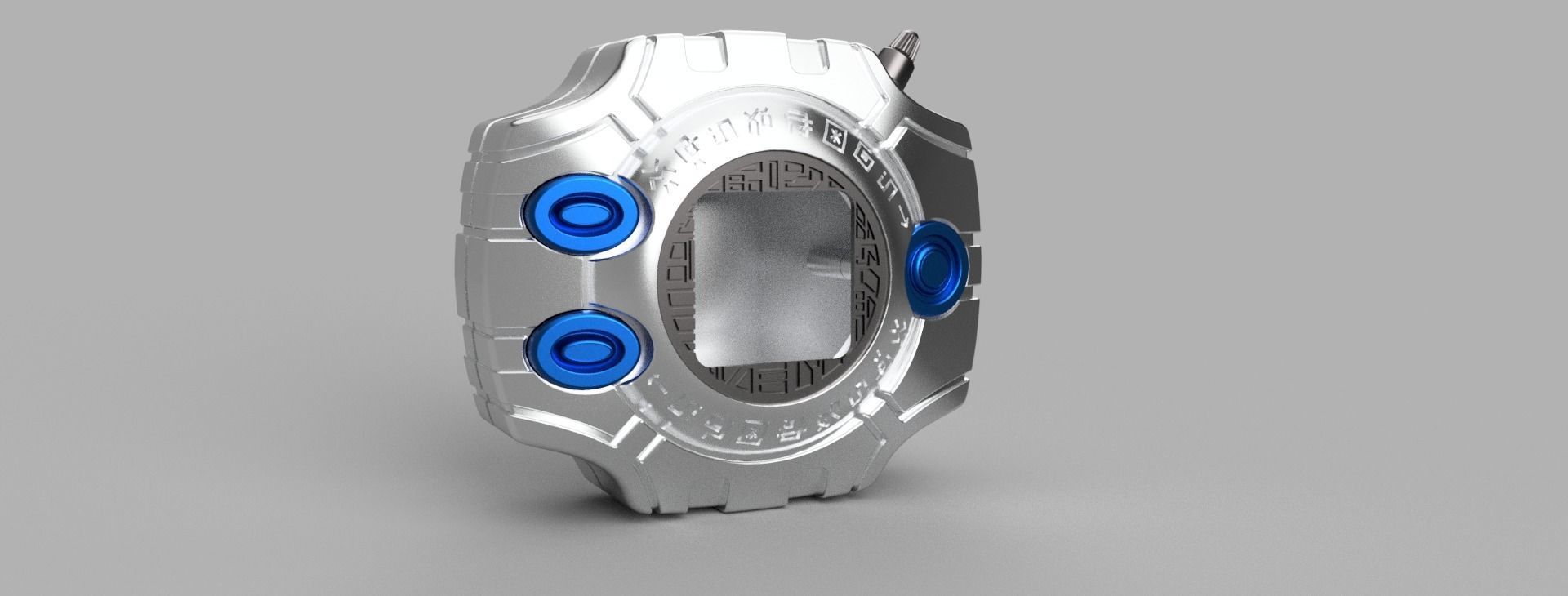 Digimon - First adventure Digivice and Crests 3D model 3D printable ...