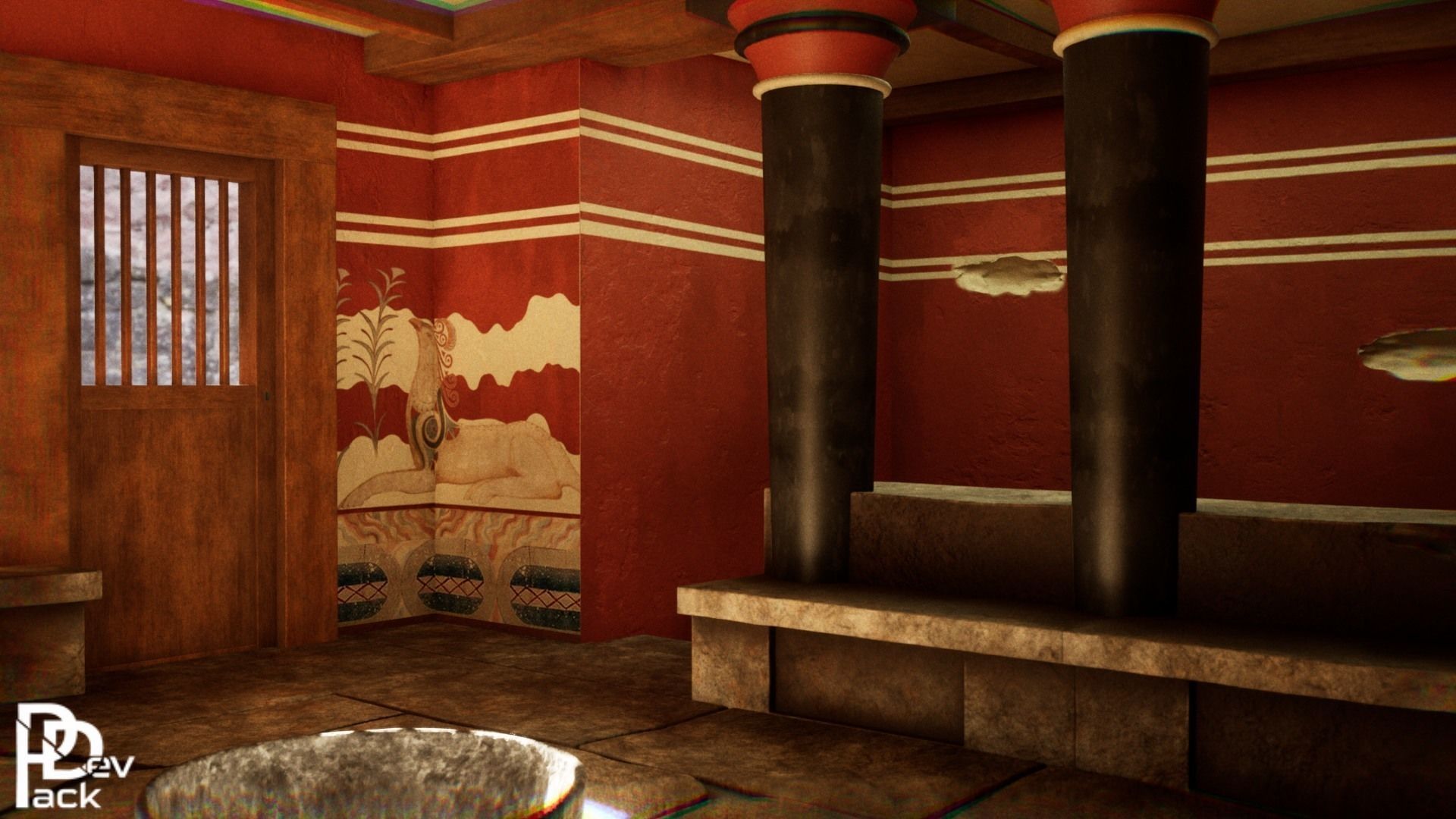3D model Knossos Palace 27 Assets VR / AR / low-poly | CGTrader
