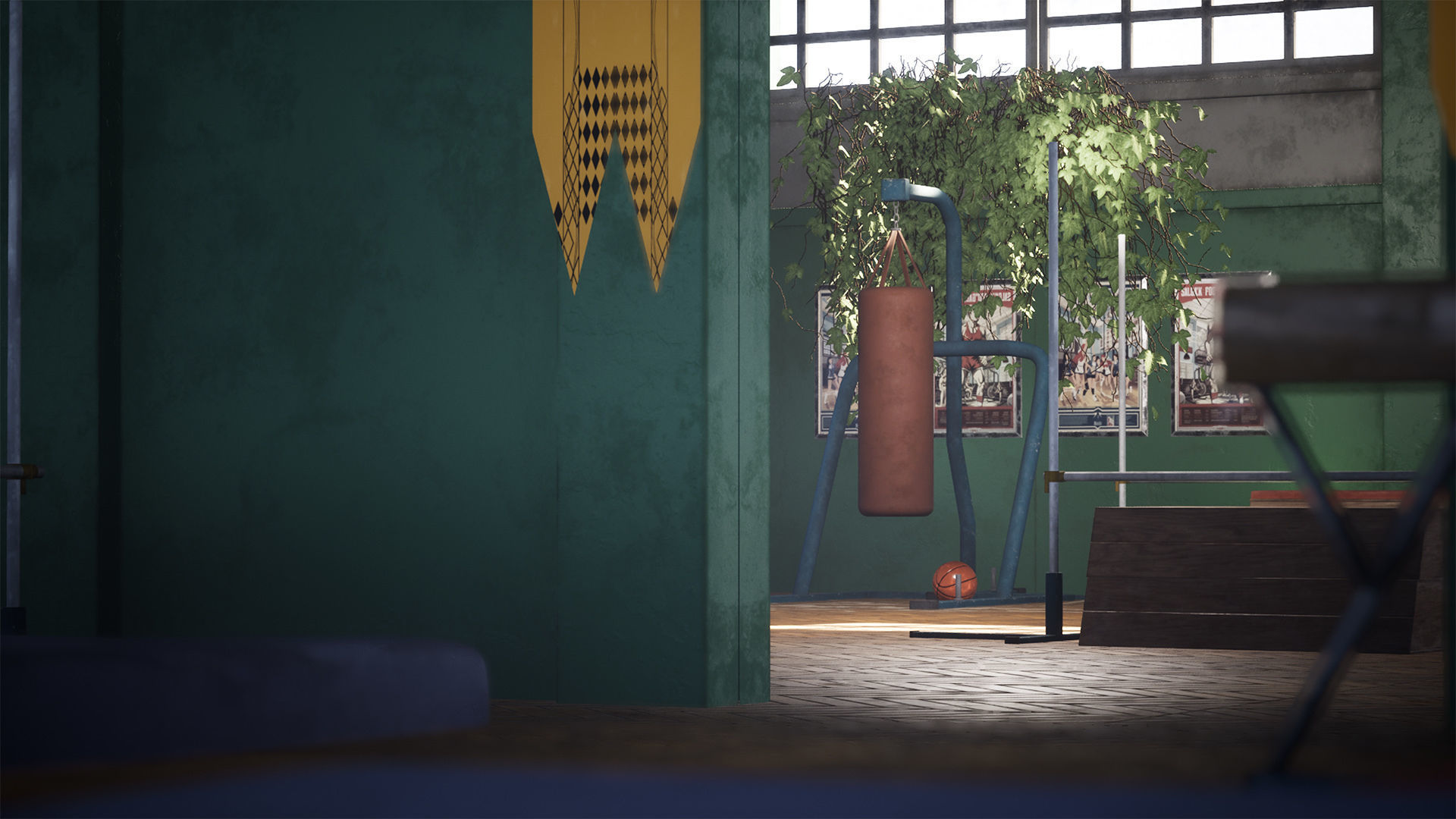 3D model Highschool Gym 34 Assets VR / AR / low-poly | CGTrader