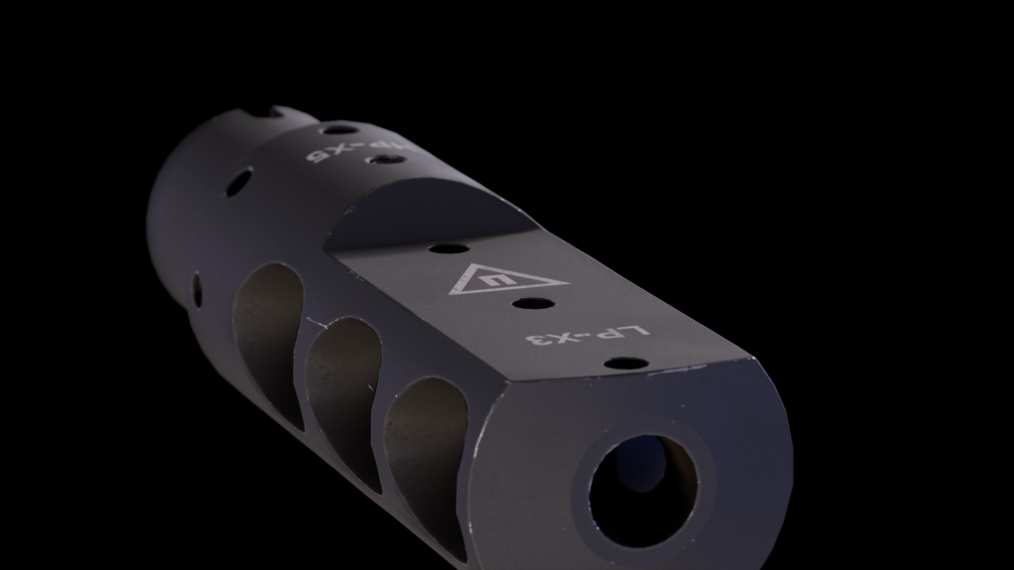 3D model Kalashnikov Muzzle Brake VR / AR / low-poly | CGTrader