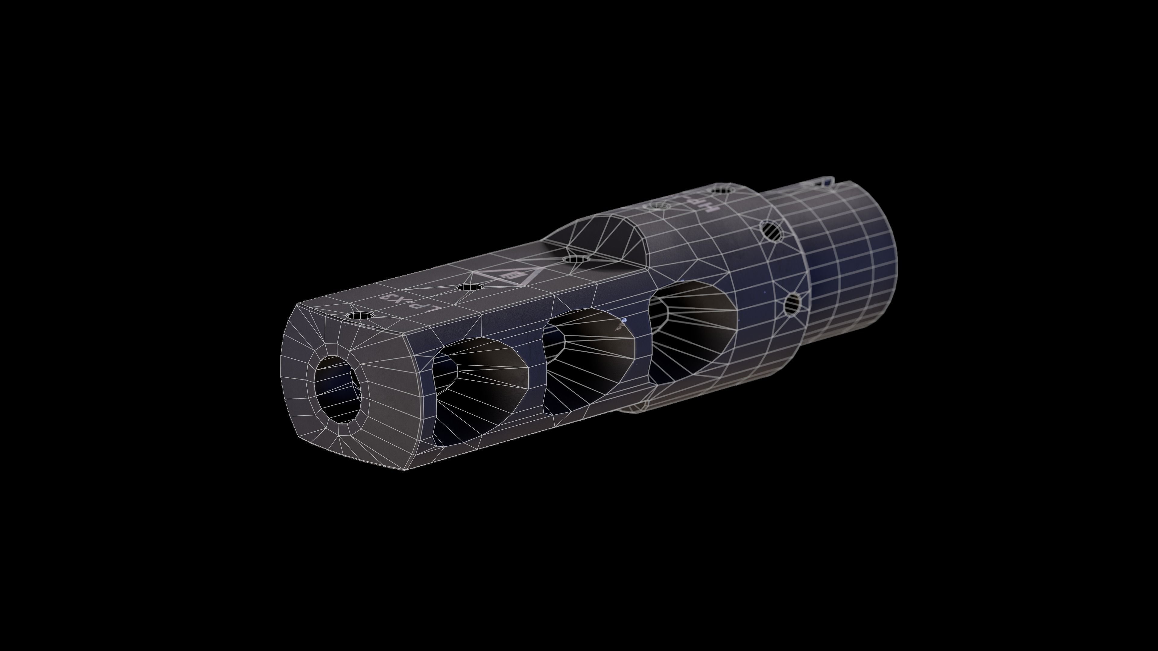 3D model Kalashnikov Muzzle Brake VR / AR / low-poly | CGTrader