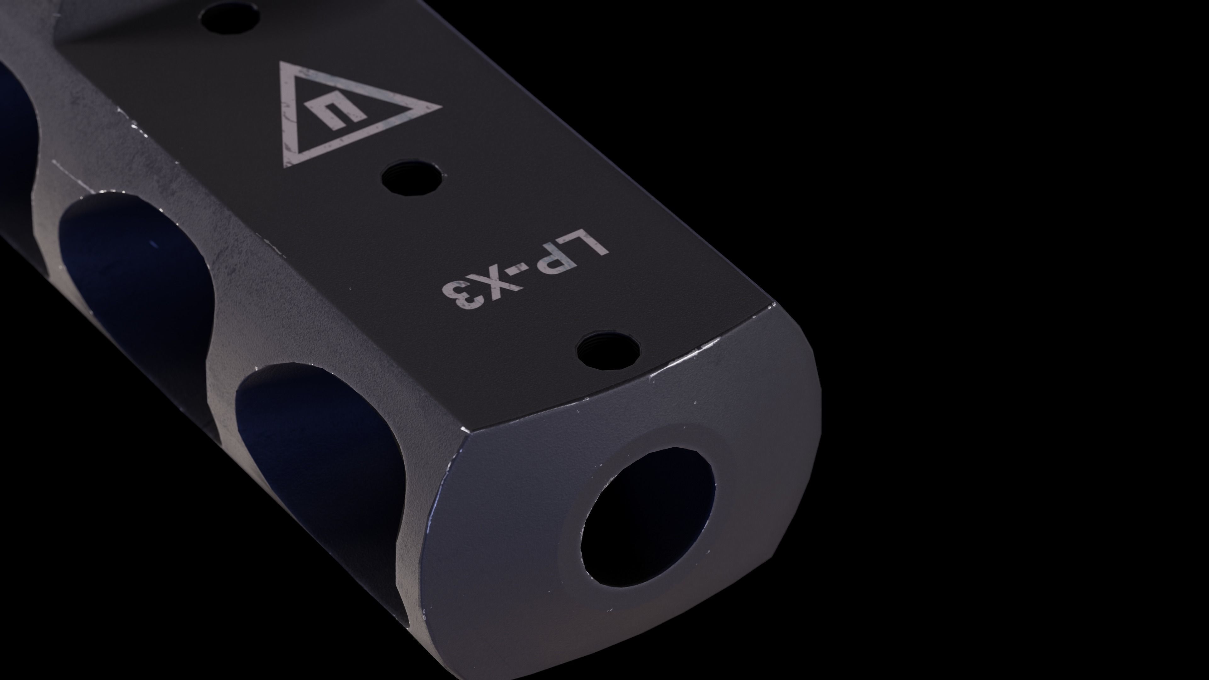 3D model Kalashnikov Muzzle Brake VR / AR / low-poly | CGTrader