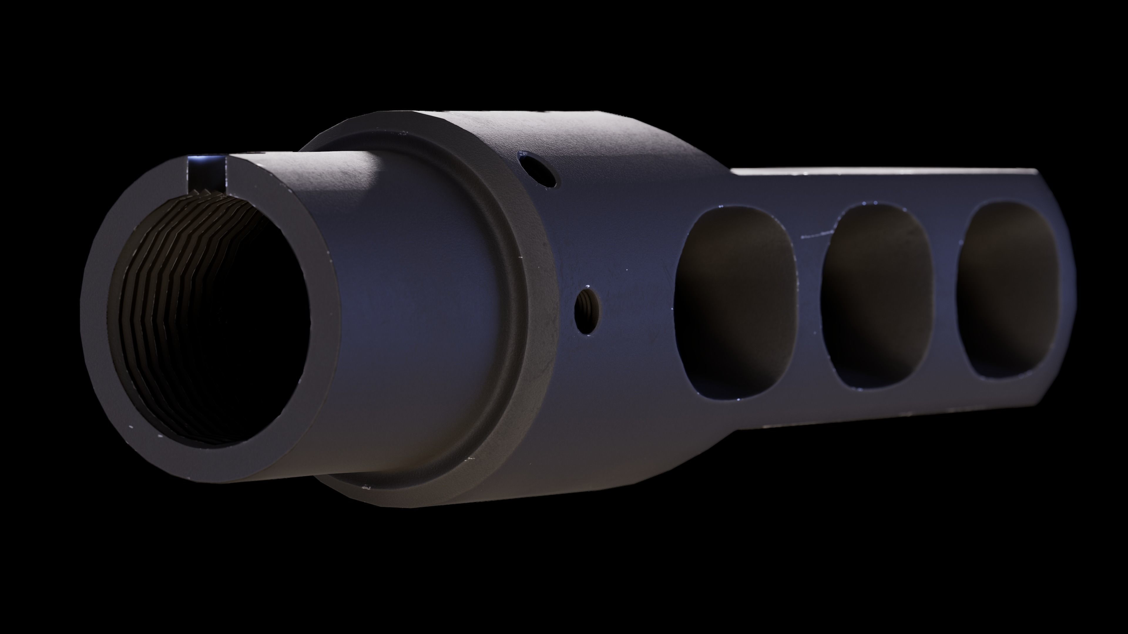 3D model Kalashnikov Muzzle Brake VR / AR / low-poly | CGTrader