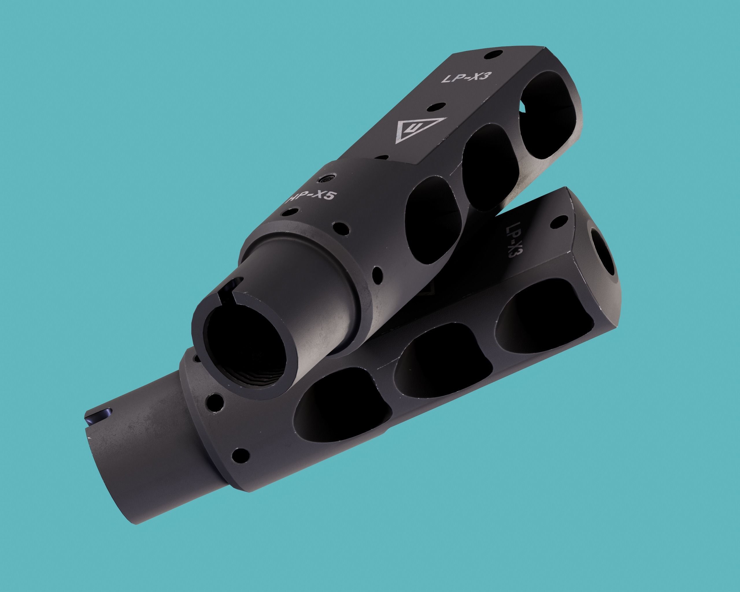3D model Kalashnikov Muzzle Brake VR / AR / low-poly | CGTrader