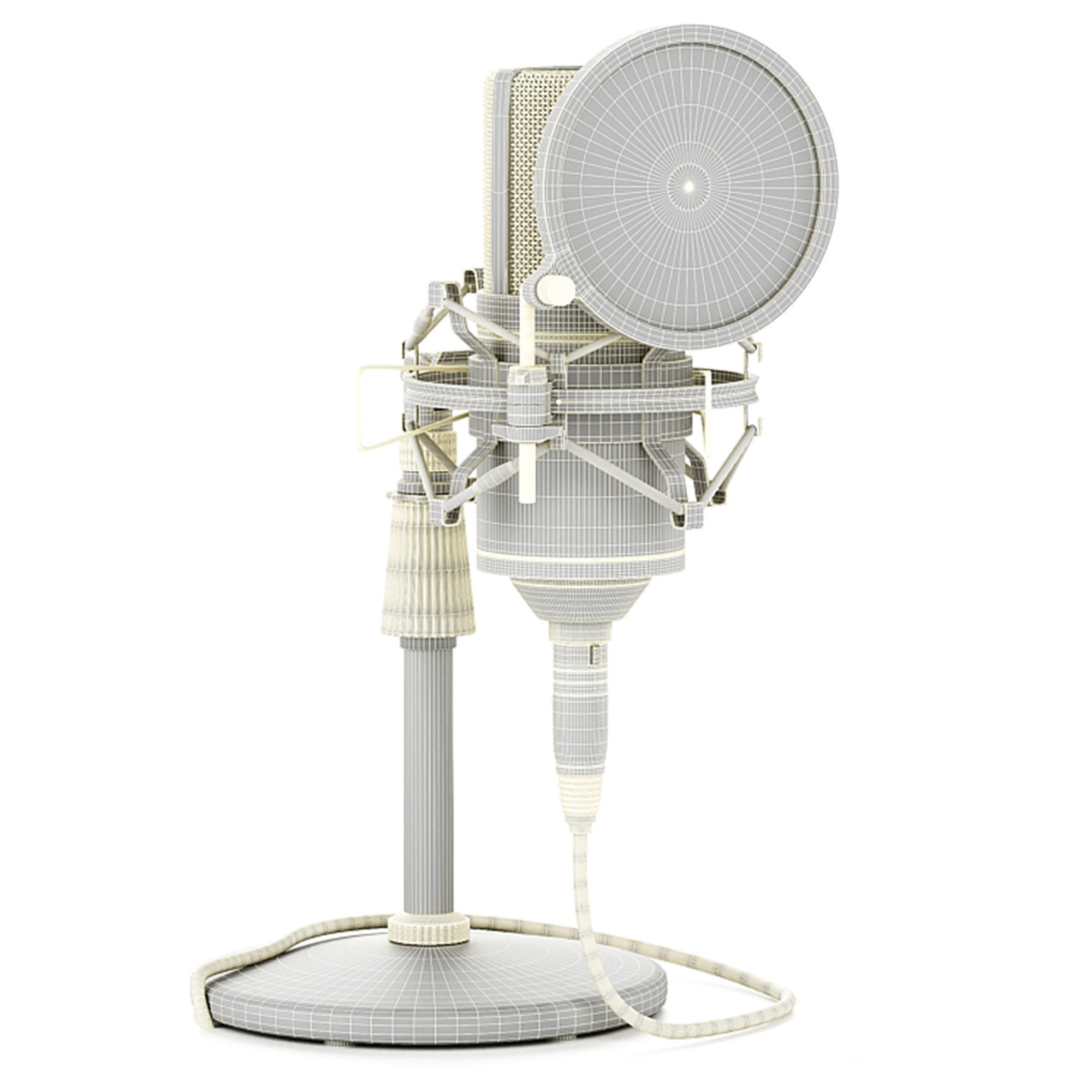 Condenser Microphone Technique 3D model | CGTrader