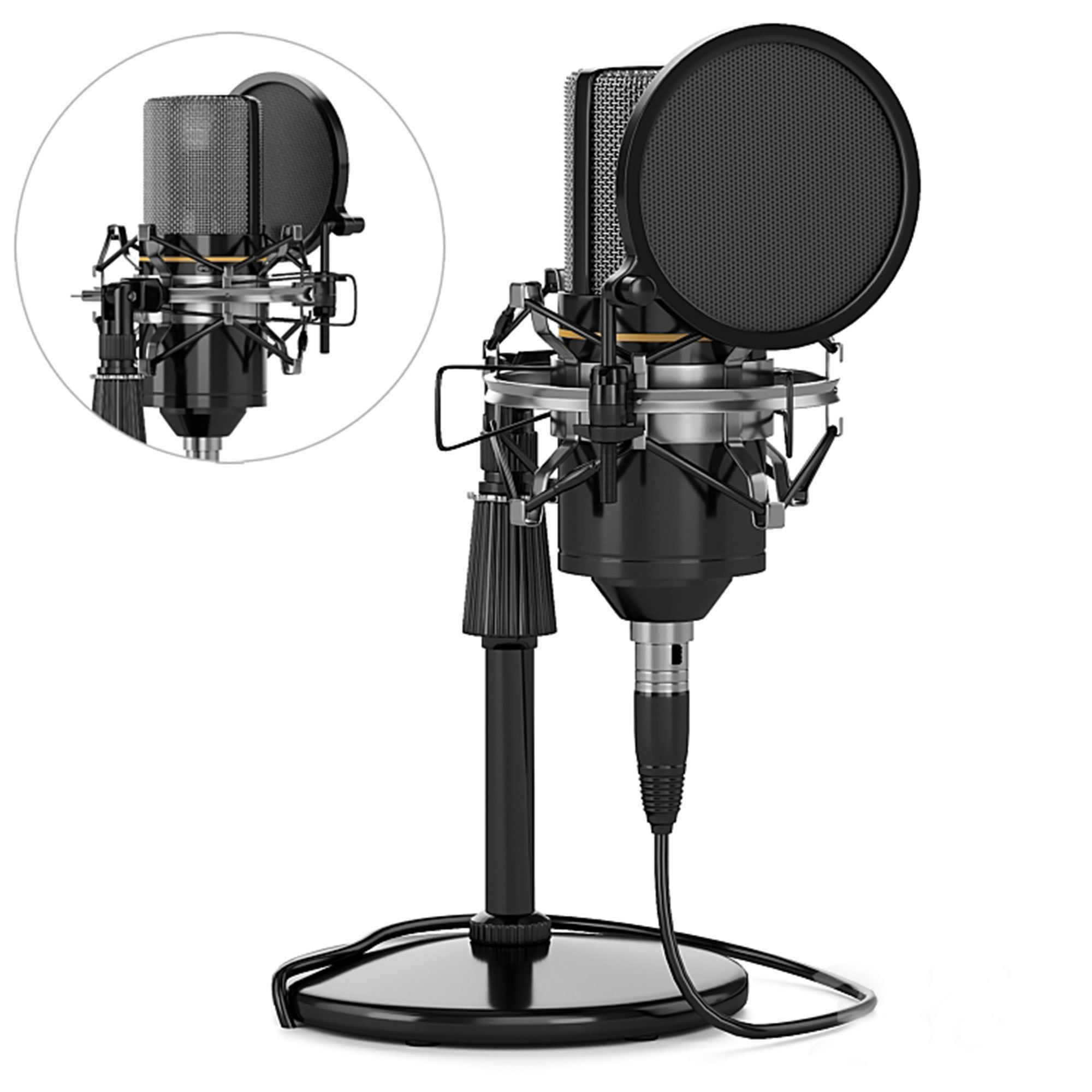 Condenser Microphone Technique 3D model | CGTrader