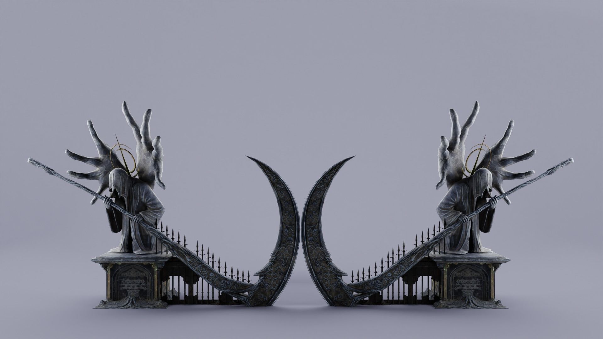 3D model Hell Gate 3D VR / AR / low-poly | CGTrader