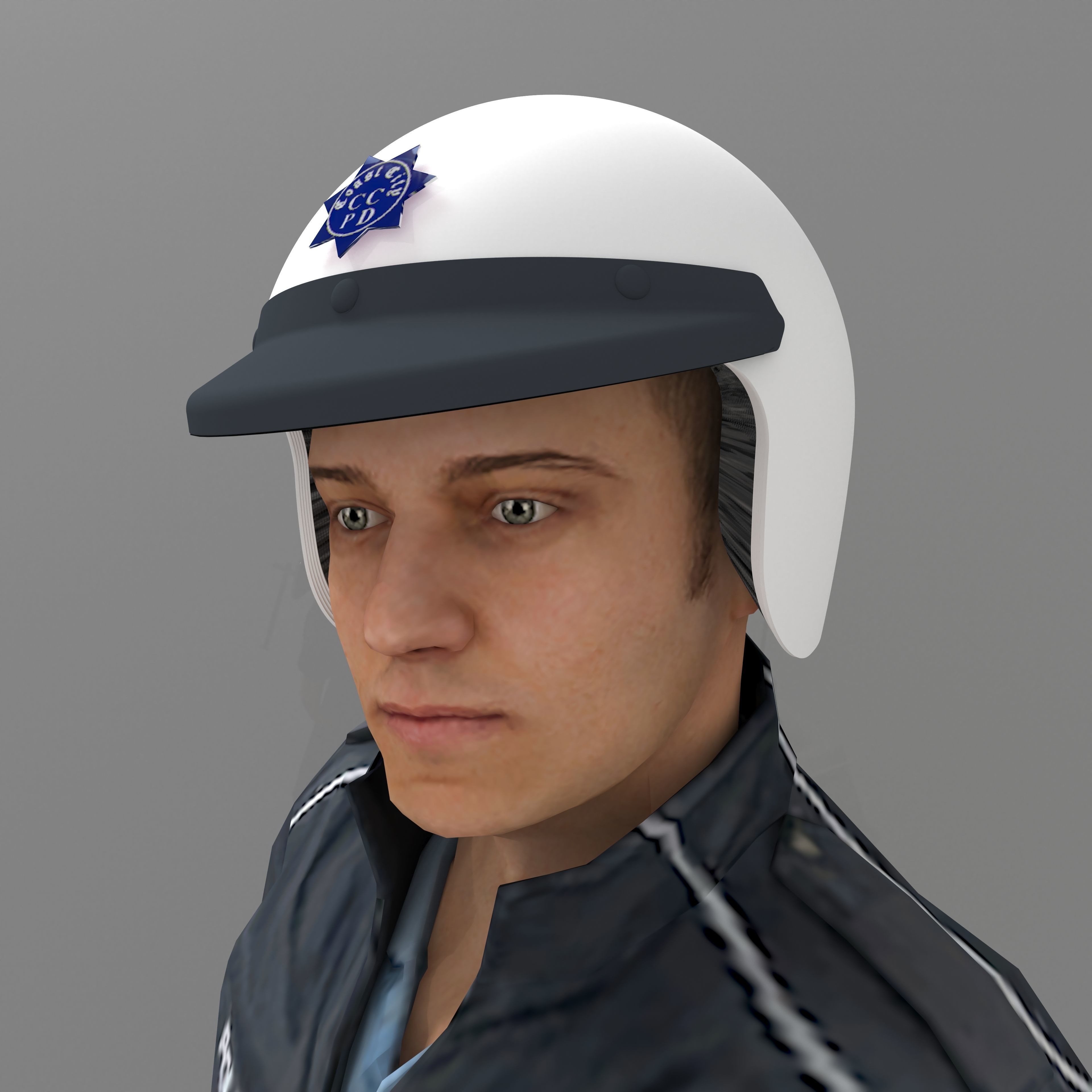 Lowrider Cop 4K 3D model | CGTrader