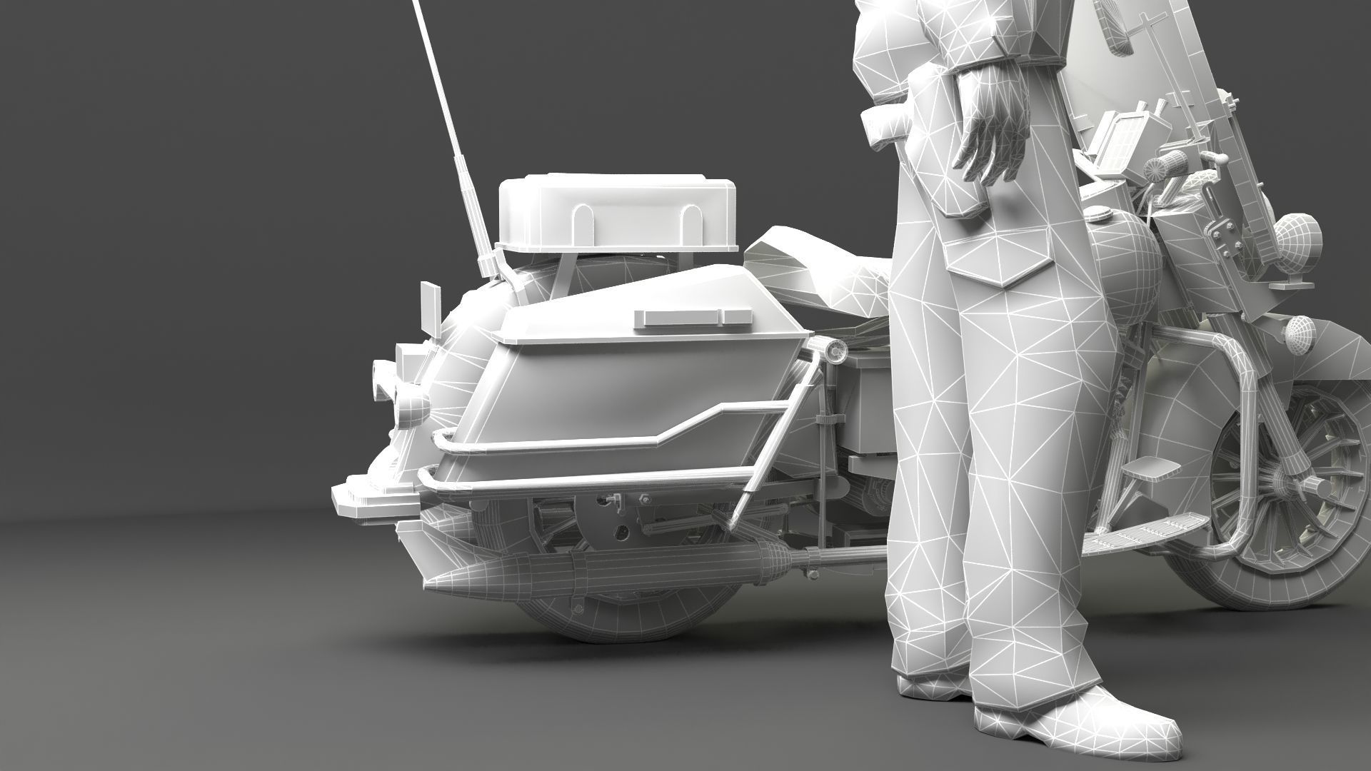 Lowrider Cop 4K 3D model | CGTrader