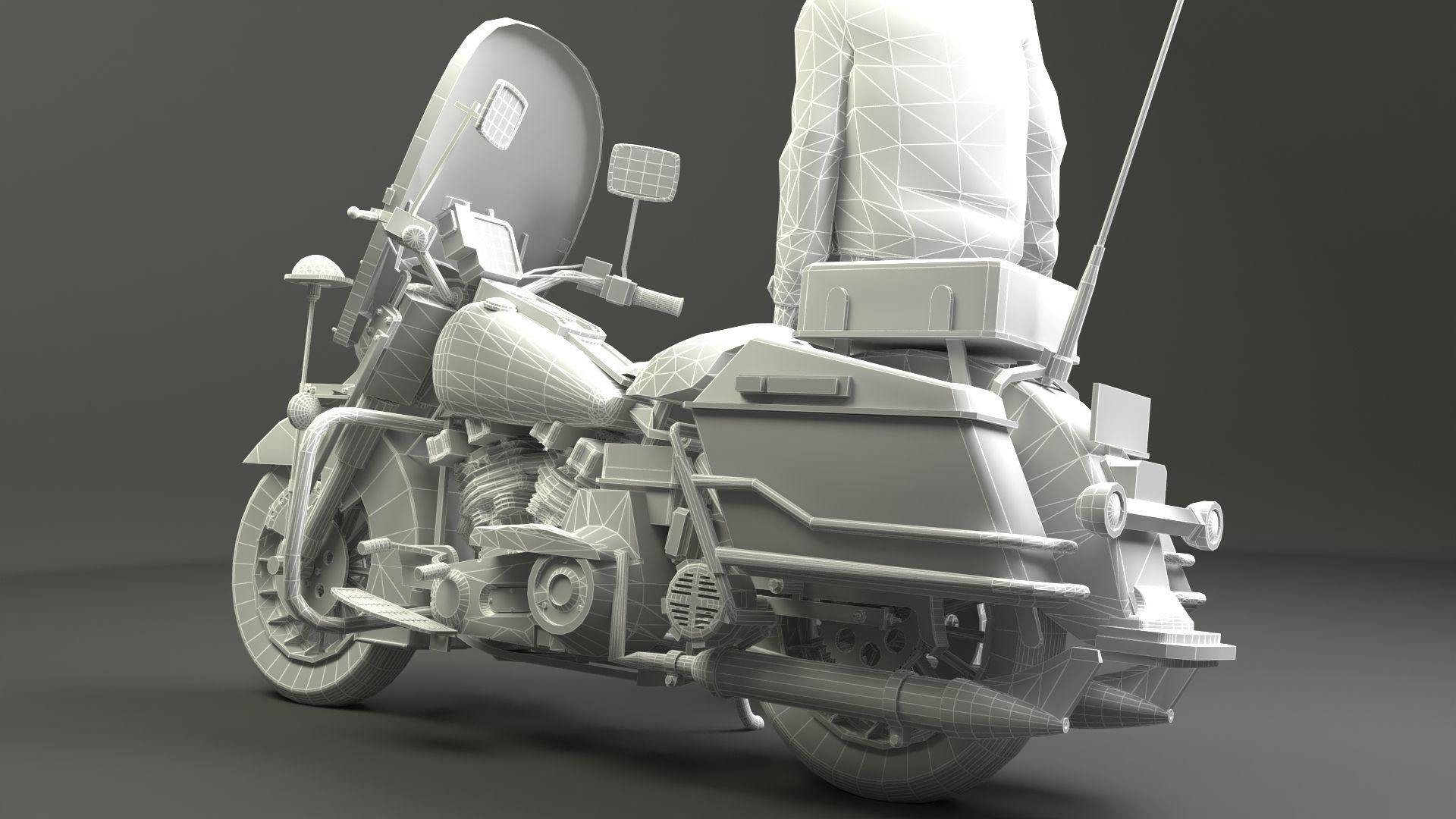 Lowrider Cop 4K 3D model | CGTrader