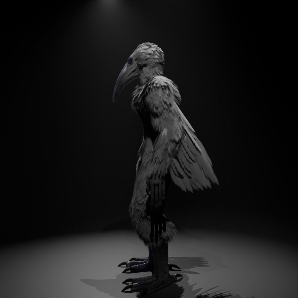 Opium Bird Free Rigged 3D Model free 3D model rigged | CGTrader