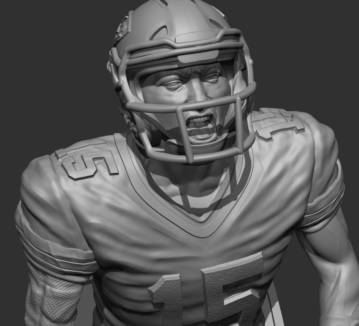 3 Time Super Bowl Champion Patrick Mahomes 3D model 3D printable | CGTrader