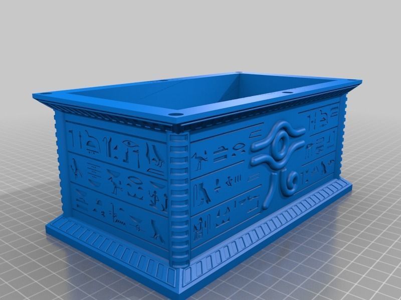 Yugioh Millennium Puzzle Sarcophagus free 3D model | CGTrader