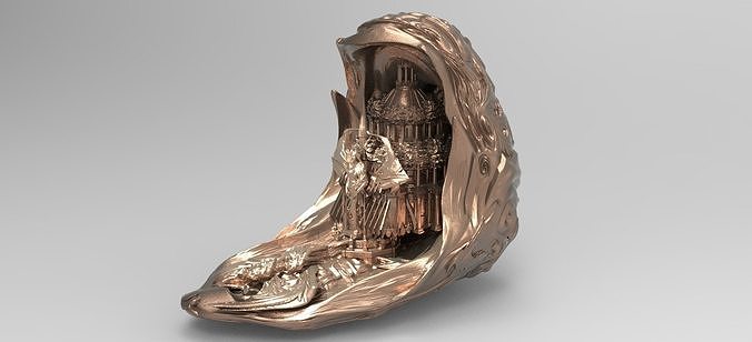 Easter city design 3D model | CGTrader