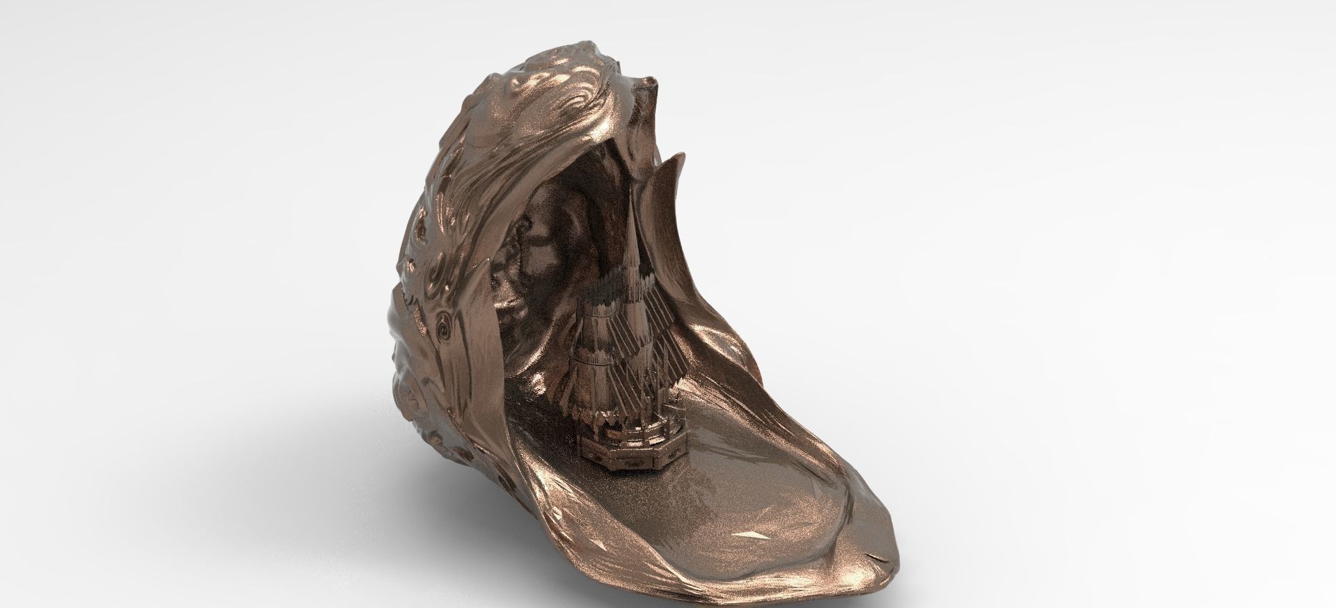 Easter city Tower 3D model | CGTrader