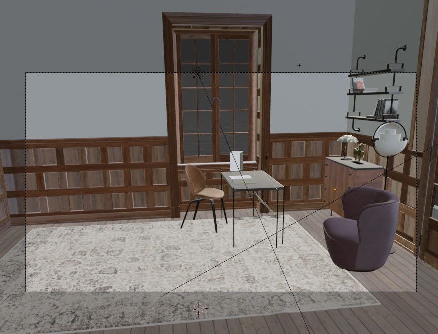 Wood Scene free 3D model | CGTrader