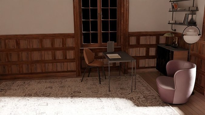Wood Scene free 3D model | CGTrader