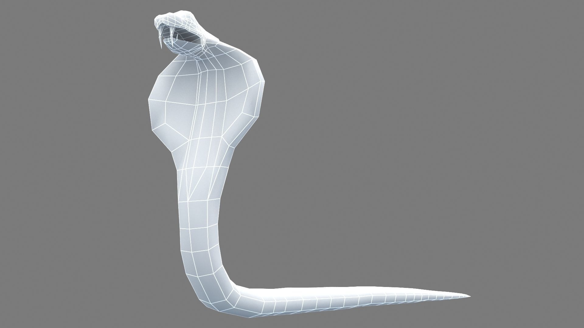 3D model animated cobra snake VR / AR / low-poly | CGTrader