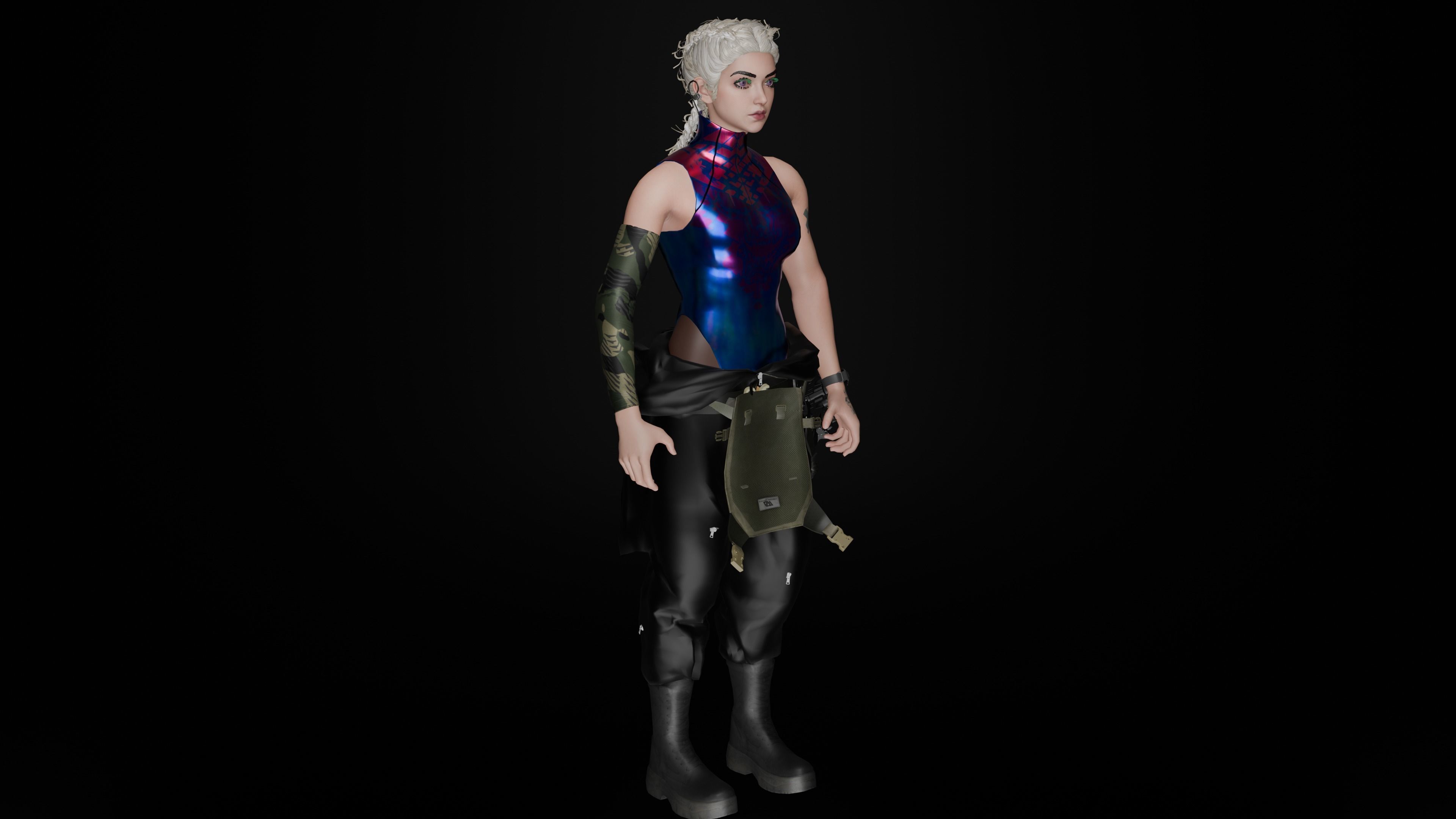 3D model IzzyOperator Skin Warzone VR / AR / low-poly | CGTrader