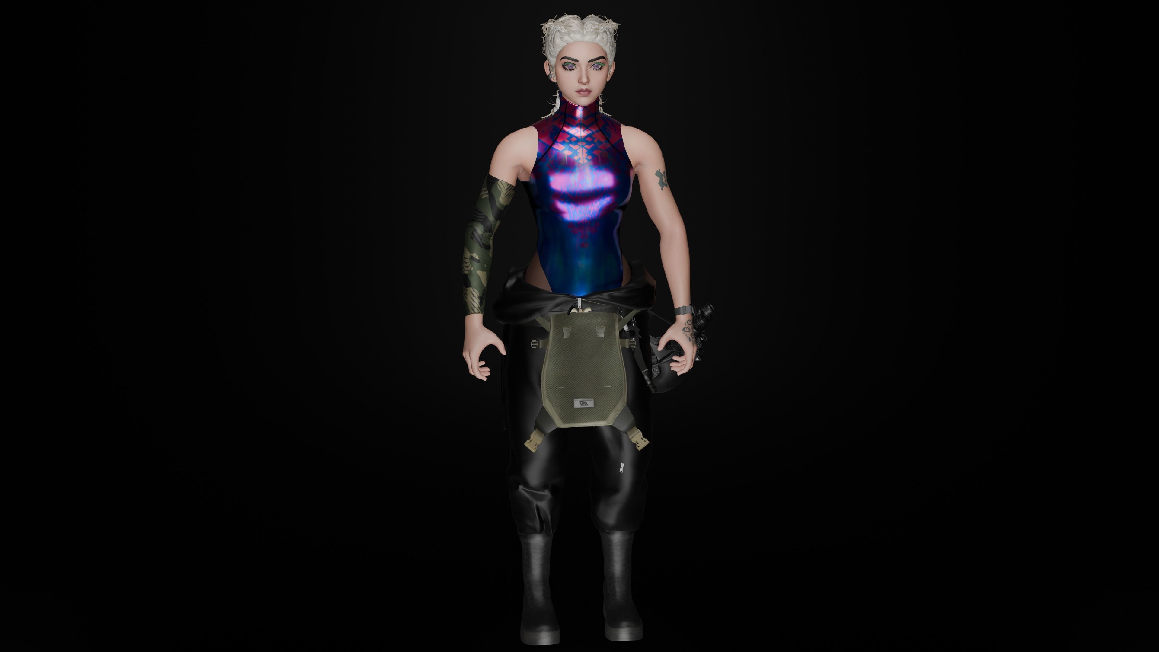 3D model IzzyOperator Skin Warzone VR / AR / low-poly | CGTrader