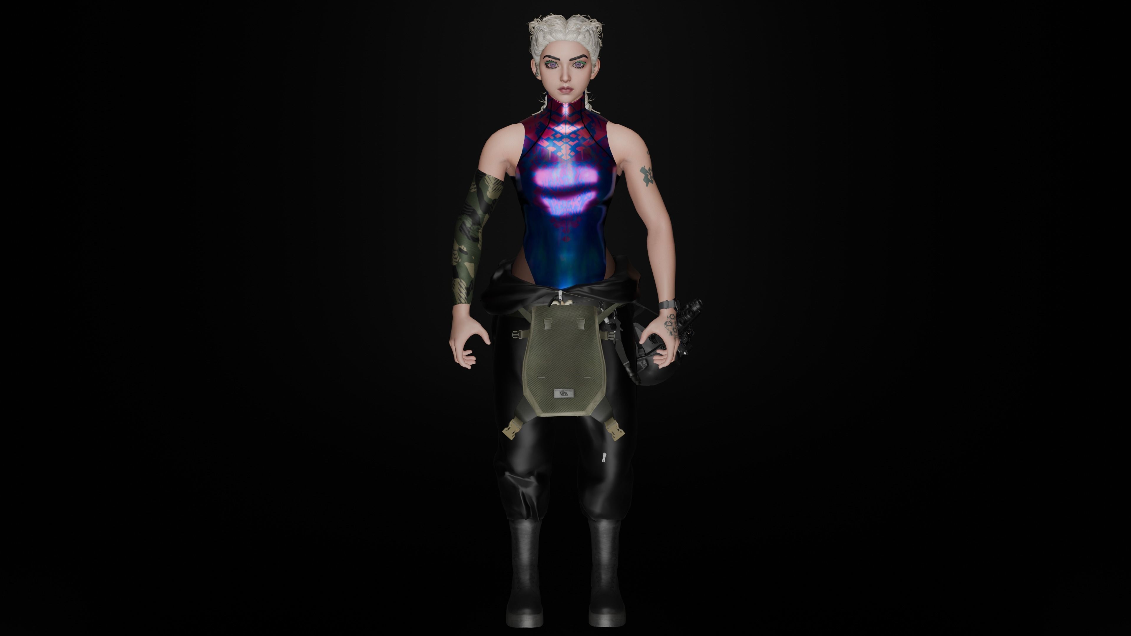 3D model IzzyOperator Skin Warzone VR / AR / low-poly | CGTrader