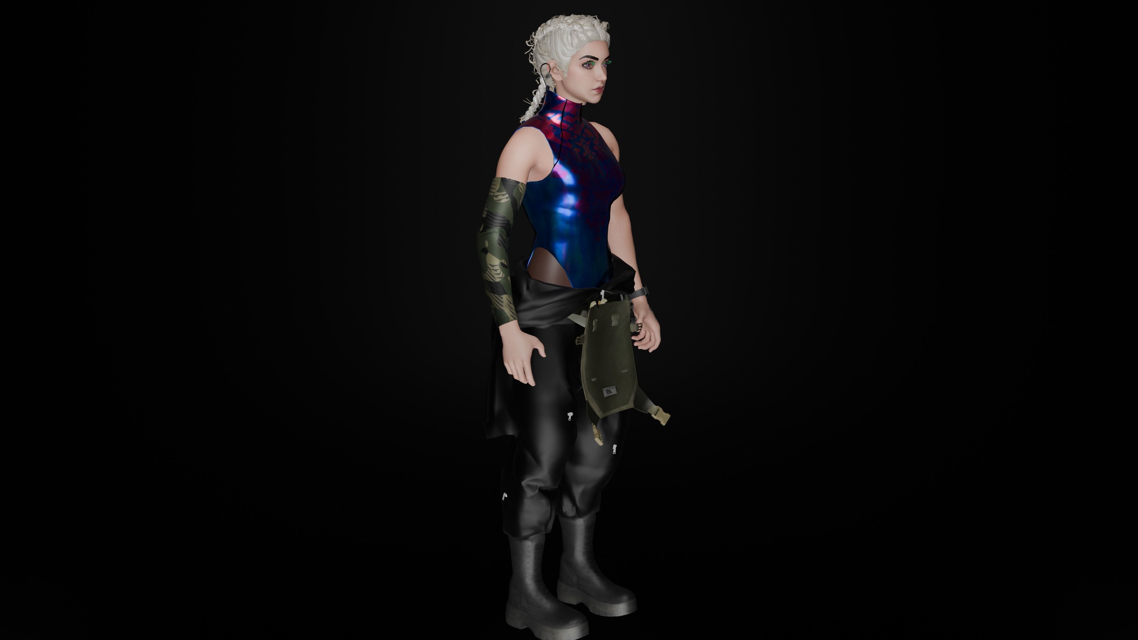 3D model IzzyOperator Skin Warzone VR / AR / low-poly | CGTrader