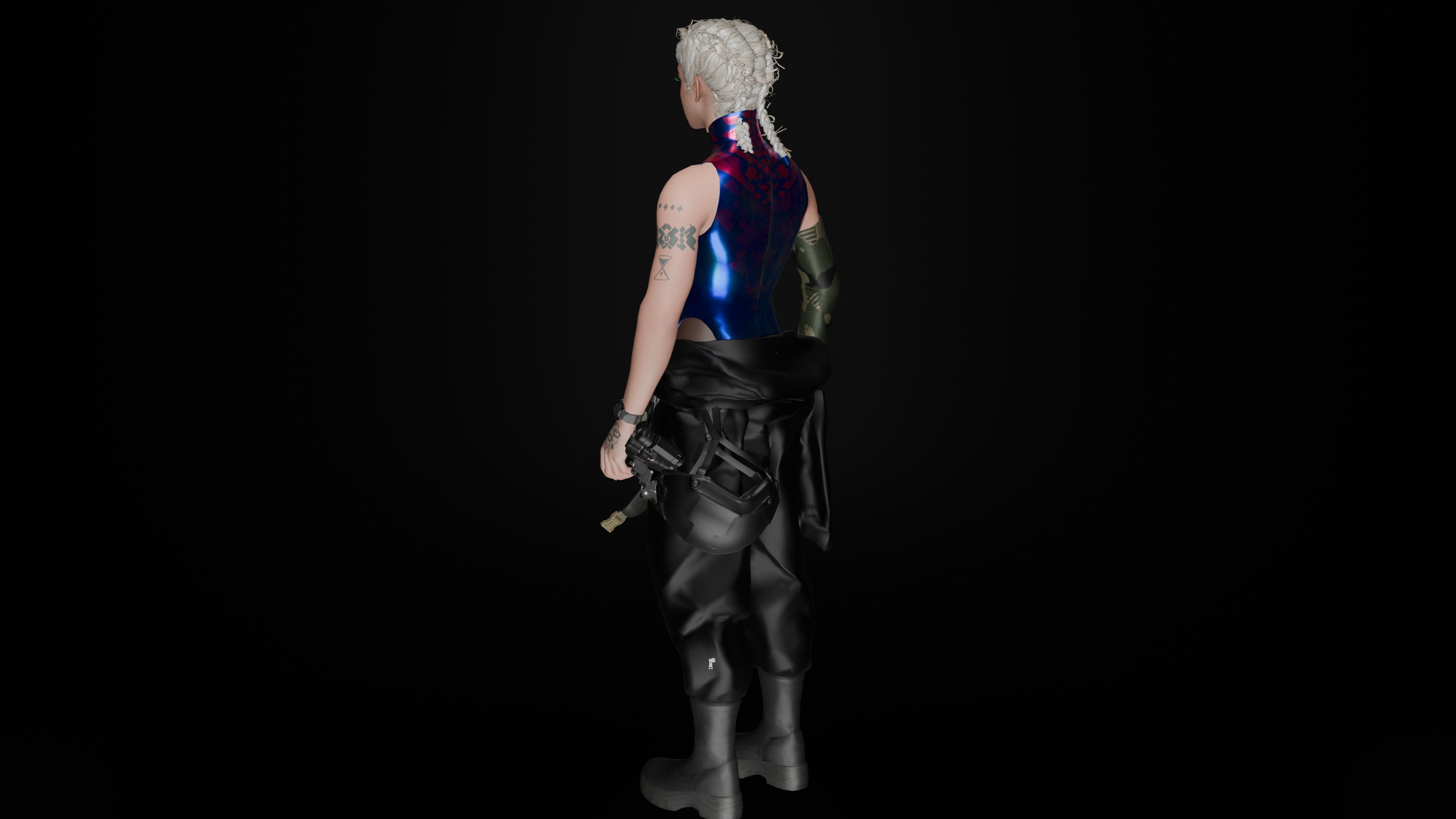 3D model IzzyOperator Skin Warzone VR / AR / low-poly | CGTrader