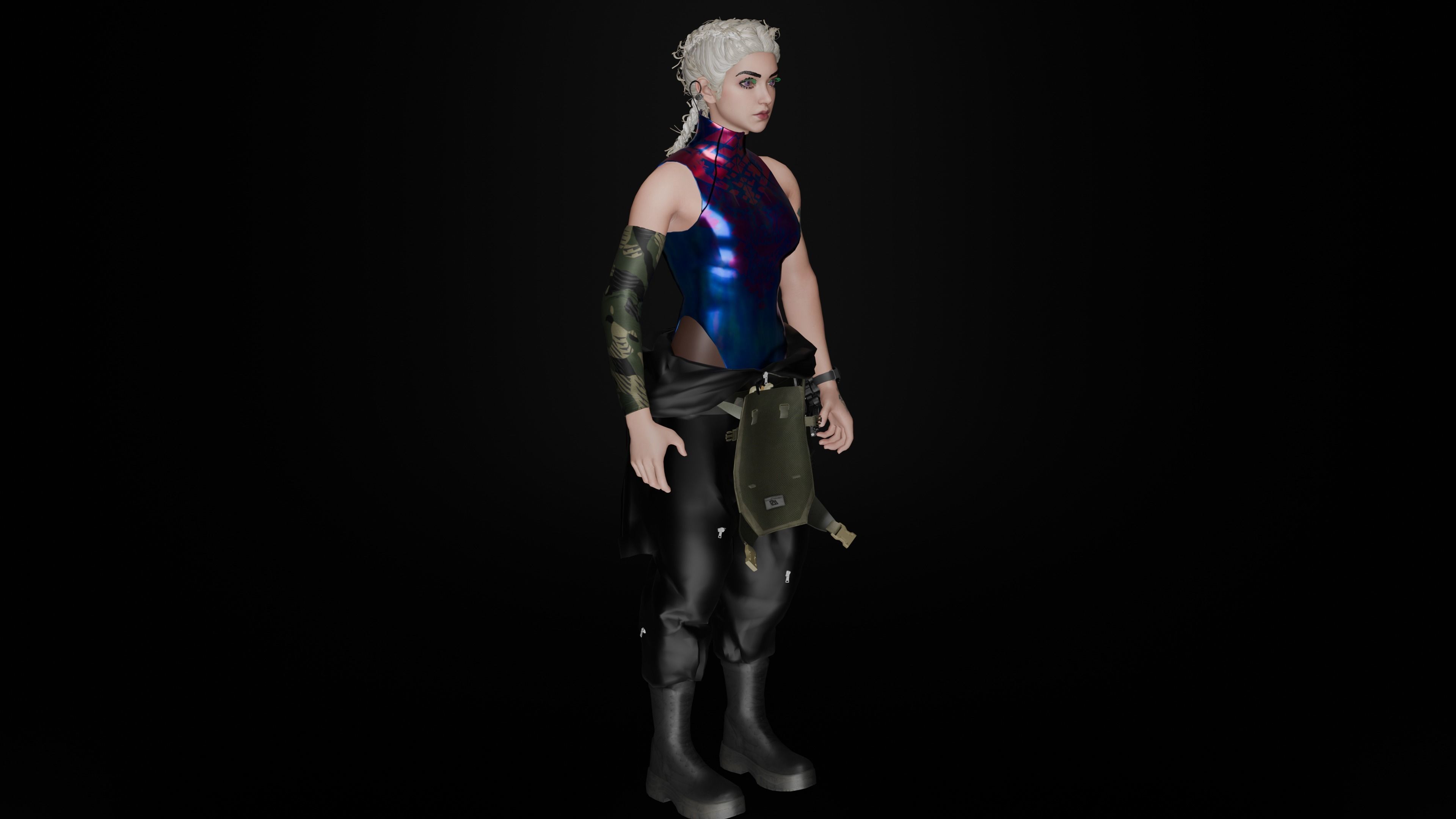 3D model IzzyOperator Skin Warzone VR / AR / low-poly | CGTrader