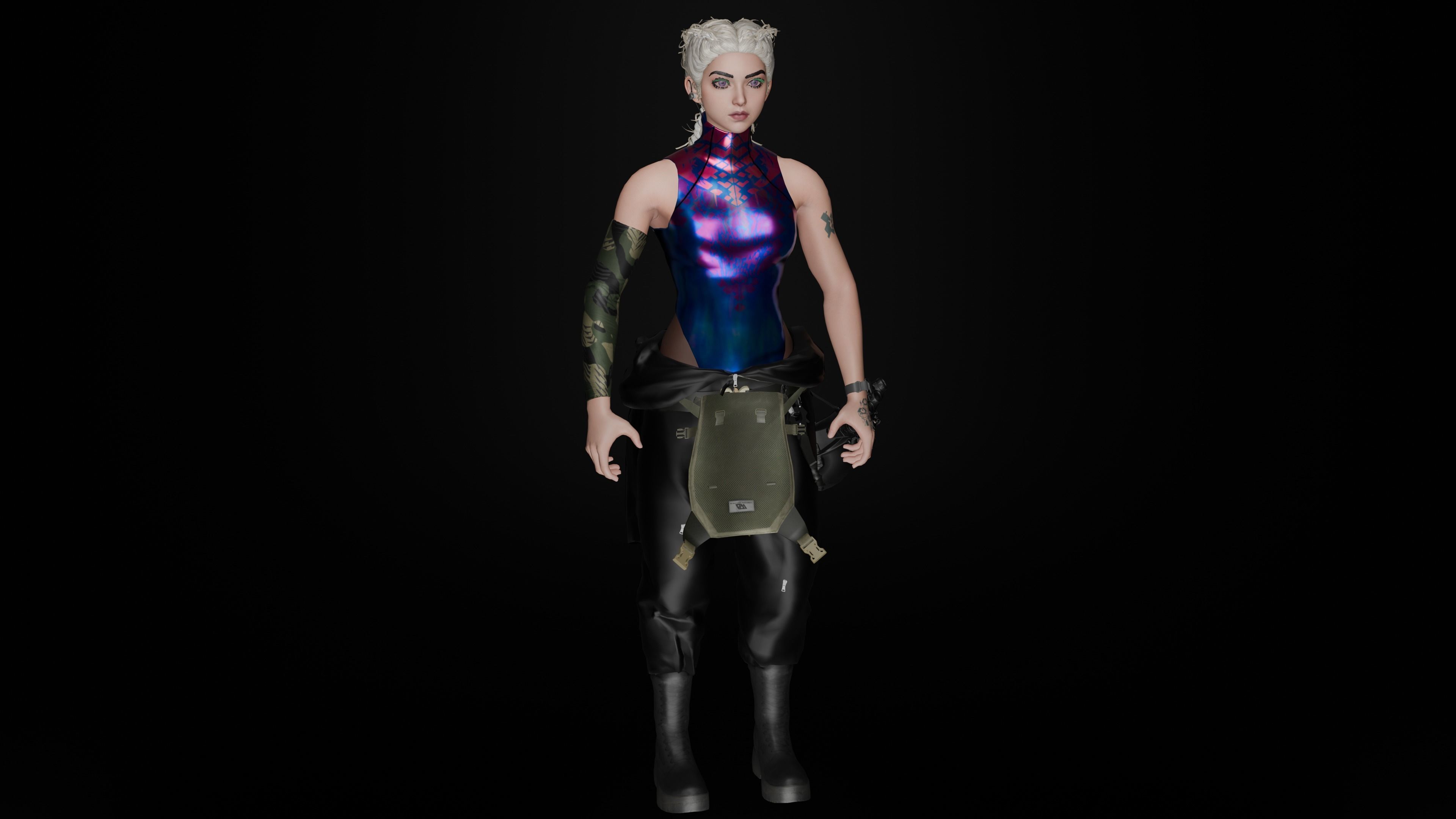 3D model IzzyOperator Skin Warzone VR / AR / low-poly | CGTrader