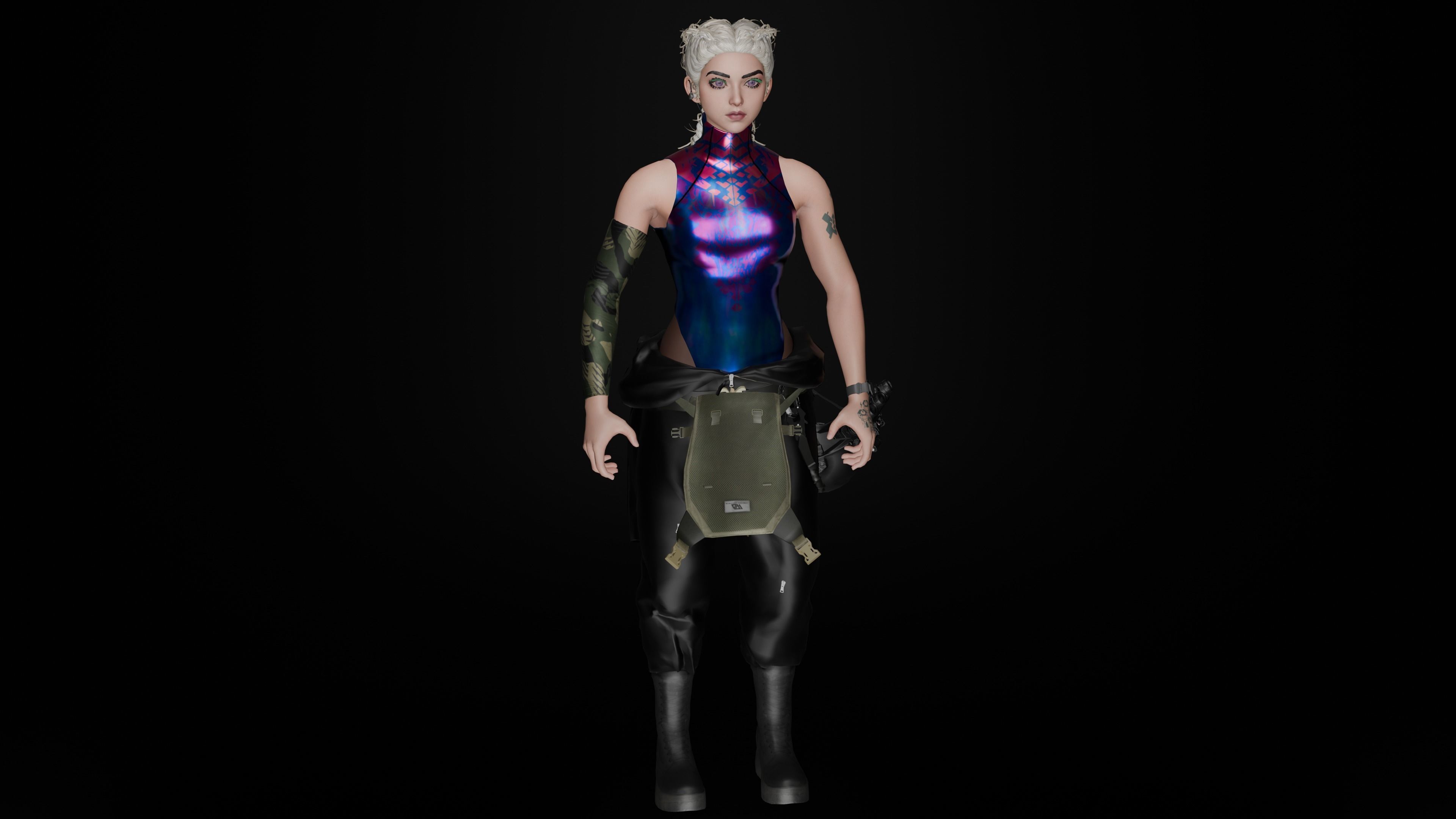 3D model IzzyOperator Skin Warzone VR / AR / low-poly | CGTrader