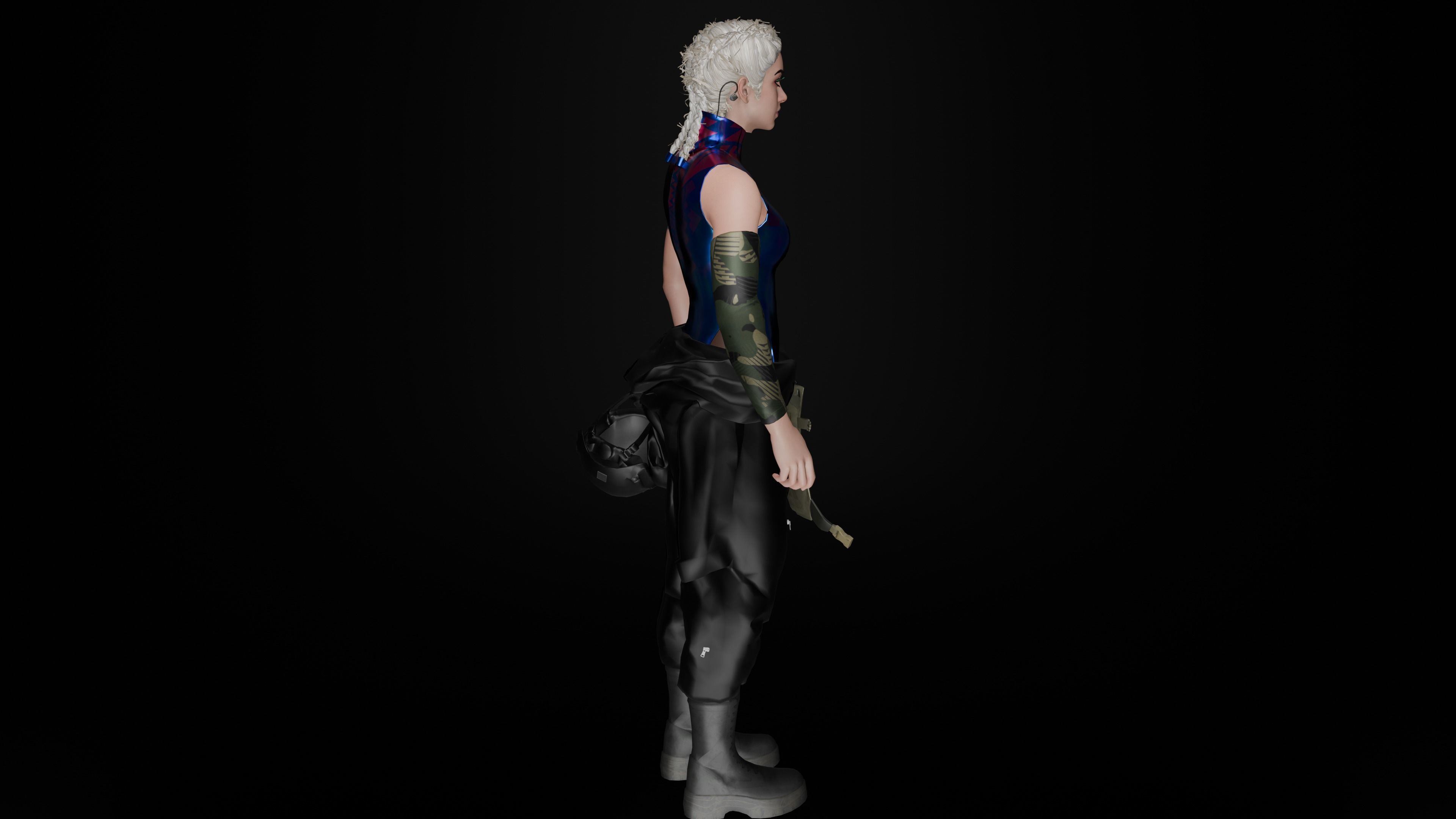 3D model IzzyOperator Skin Warzone VR / AR / low-poly | CGTrader